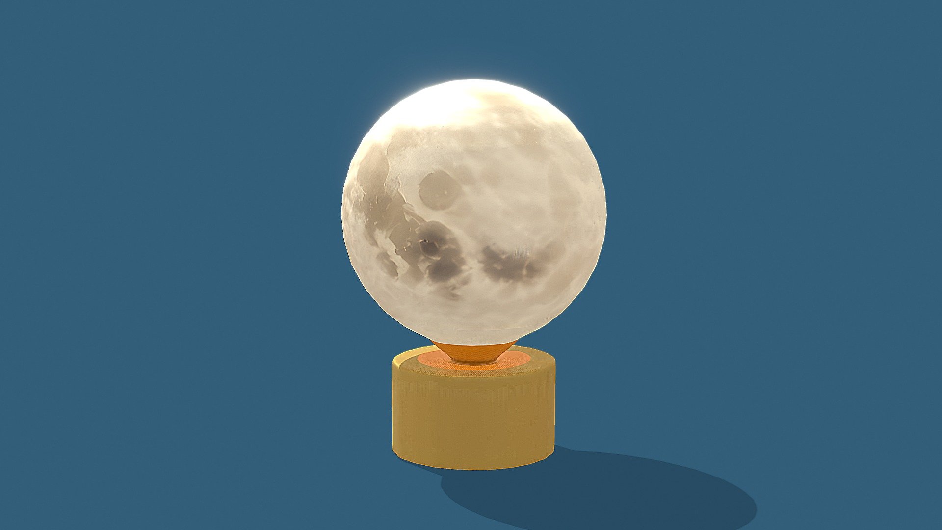 miniature moon lamp - 3D model by ƚᴎɘbiɿT (@xtrident) [dce176a] - Sketchfab