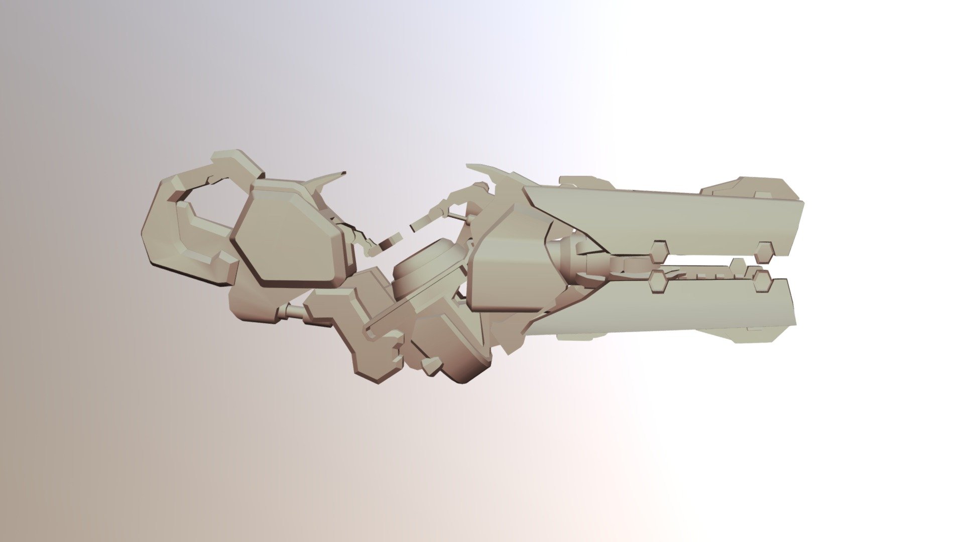 Particle Cannon Low - 3D model by JoseParedi [dce261f] - Sketchfab