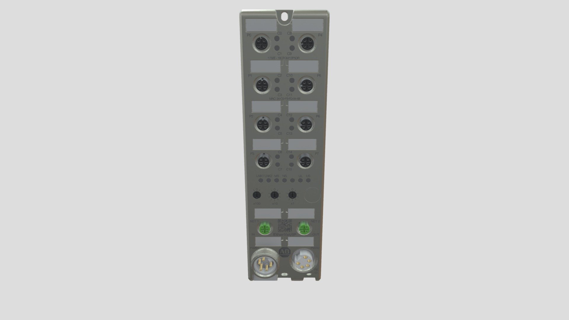 ArmorBlock Ethernet IP IO Block-R2 - 3D model by Aquent Studios at Rockwell Automation ...