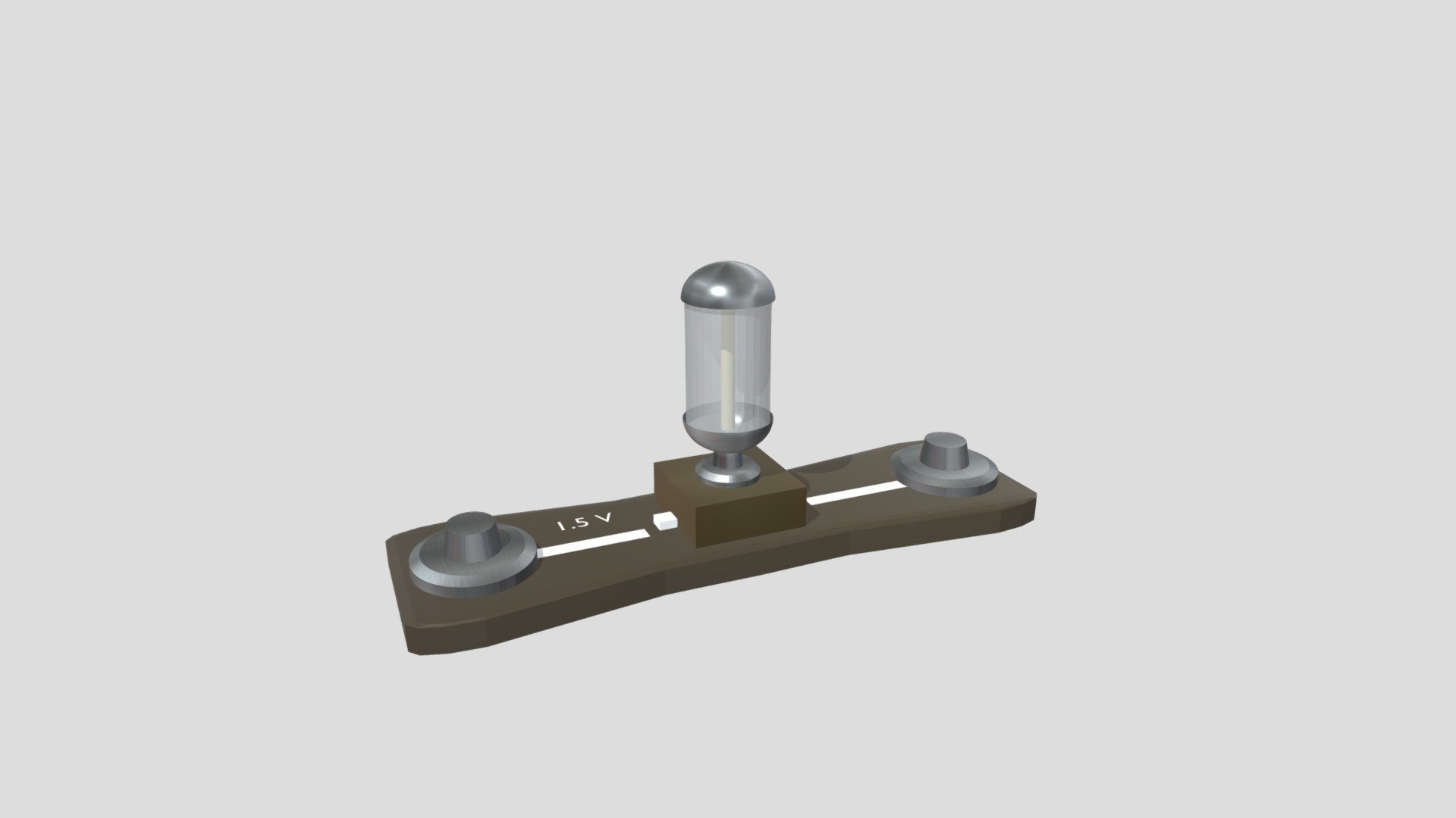 Lamp (Electronic constructor) U = 1.5V - Download Free 3D model by Kroko.blend (@jaromir ...