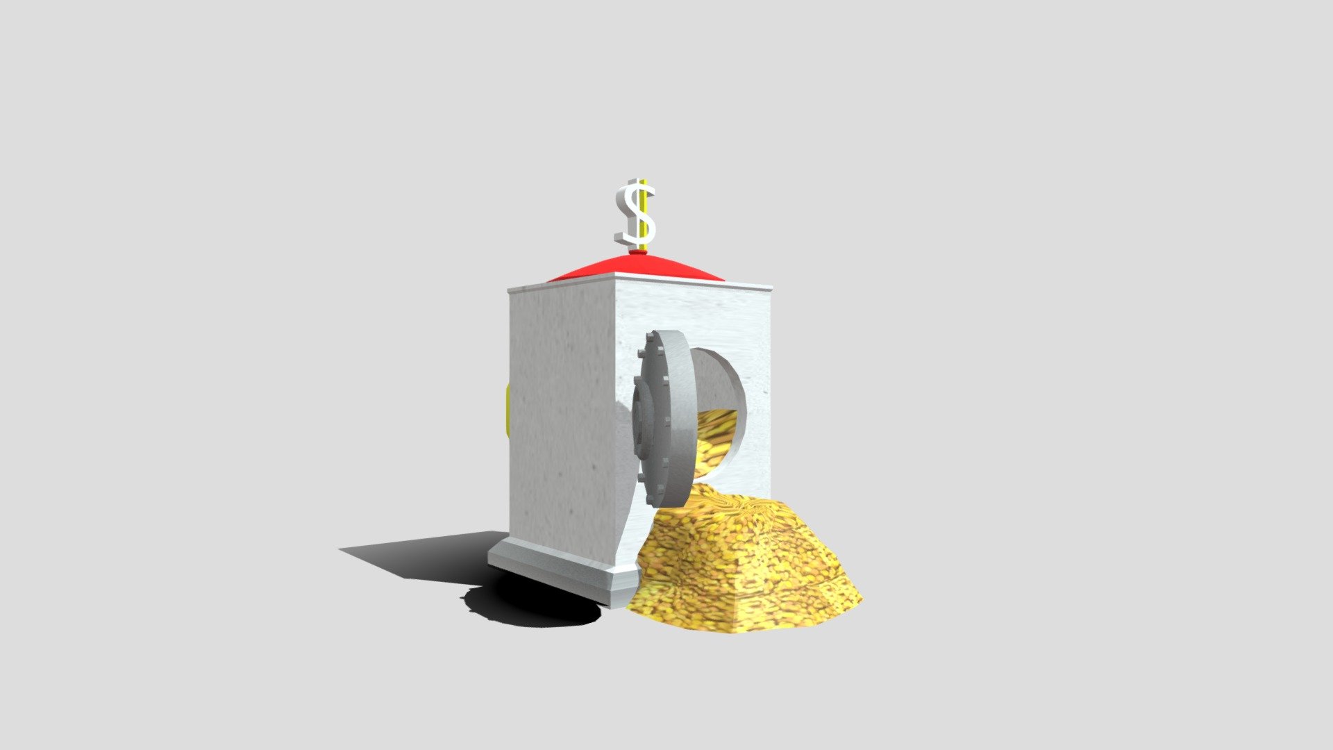 money bin Jack Faulds - Download Free 3D model by 345Jack [dce5339 ...
