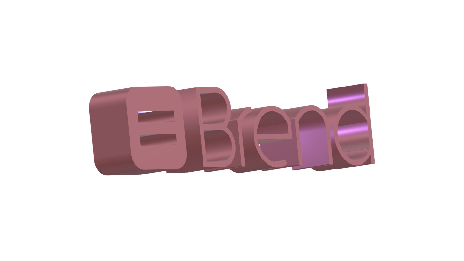 Brend 3d logo - 3D model by JoeyINF3D (@JoeyINF3Dartist) [dce5a2d ...