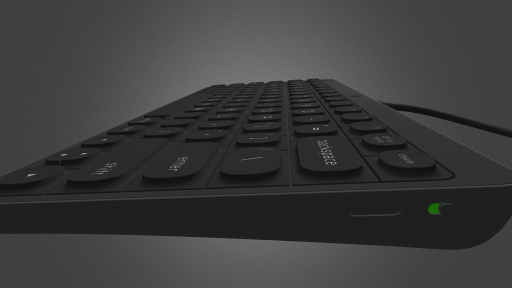 SilentKeys Secure Keyboard | Travel Black Color - 3D model by preevio ...