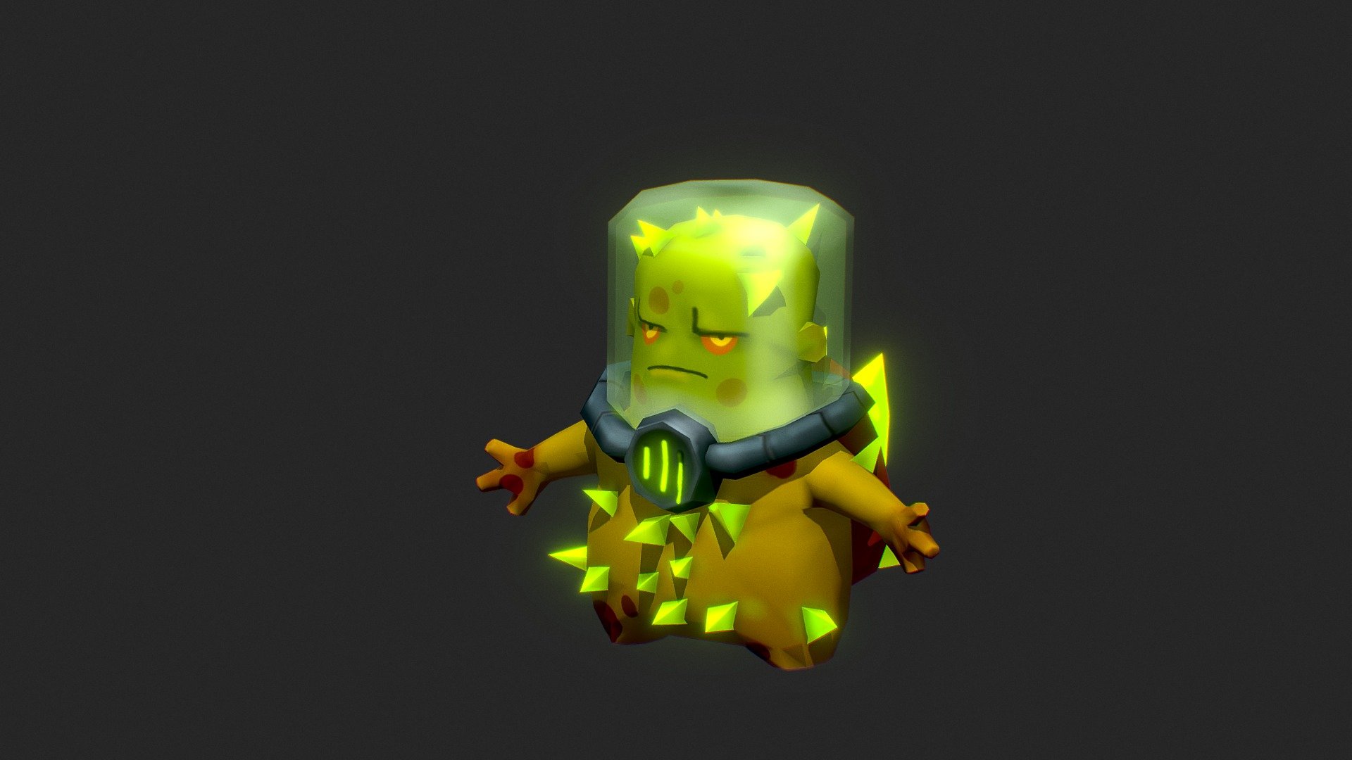 Acid Zombie Boss - 3D model by Igor Kulikov (@shuntup) [dce5ca8 ...