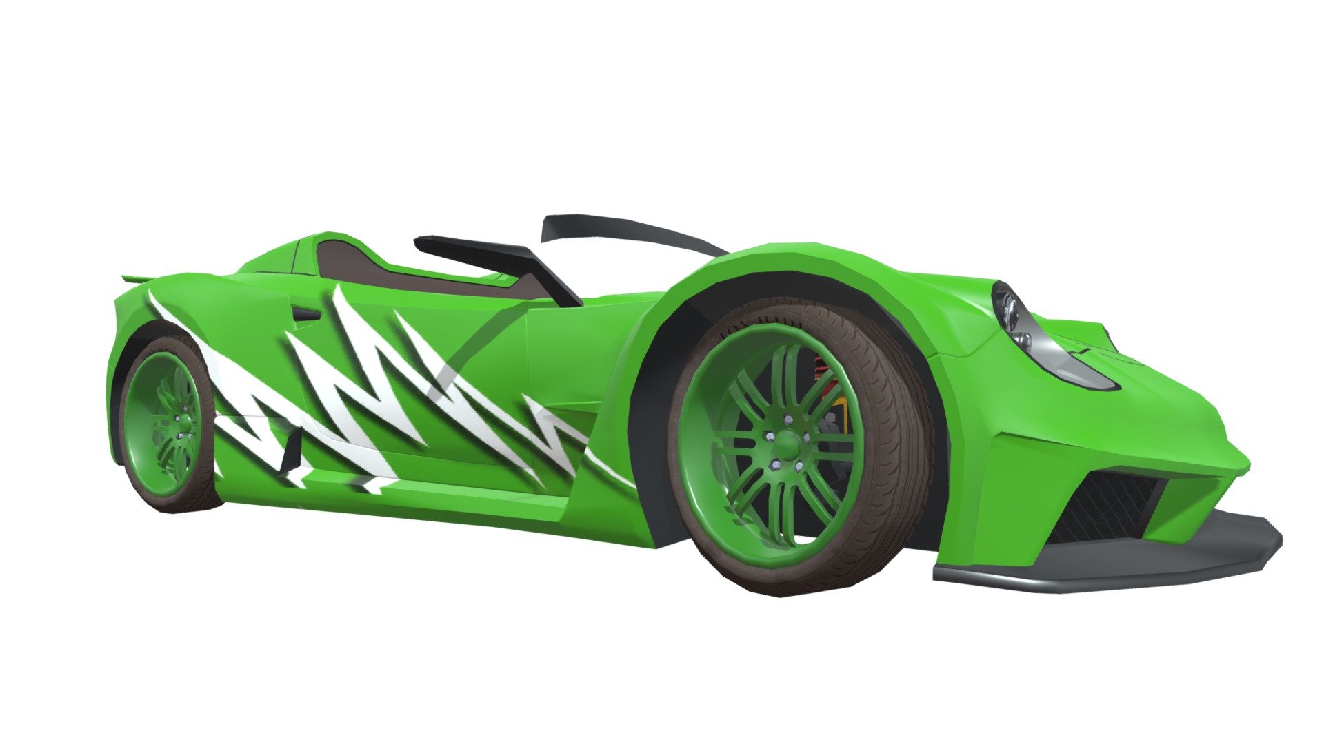 Porsche Inception Green - Download Free 3D model by Sxi.Sai [dce6e42 ...