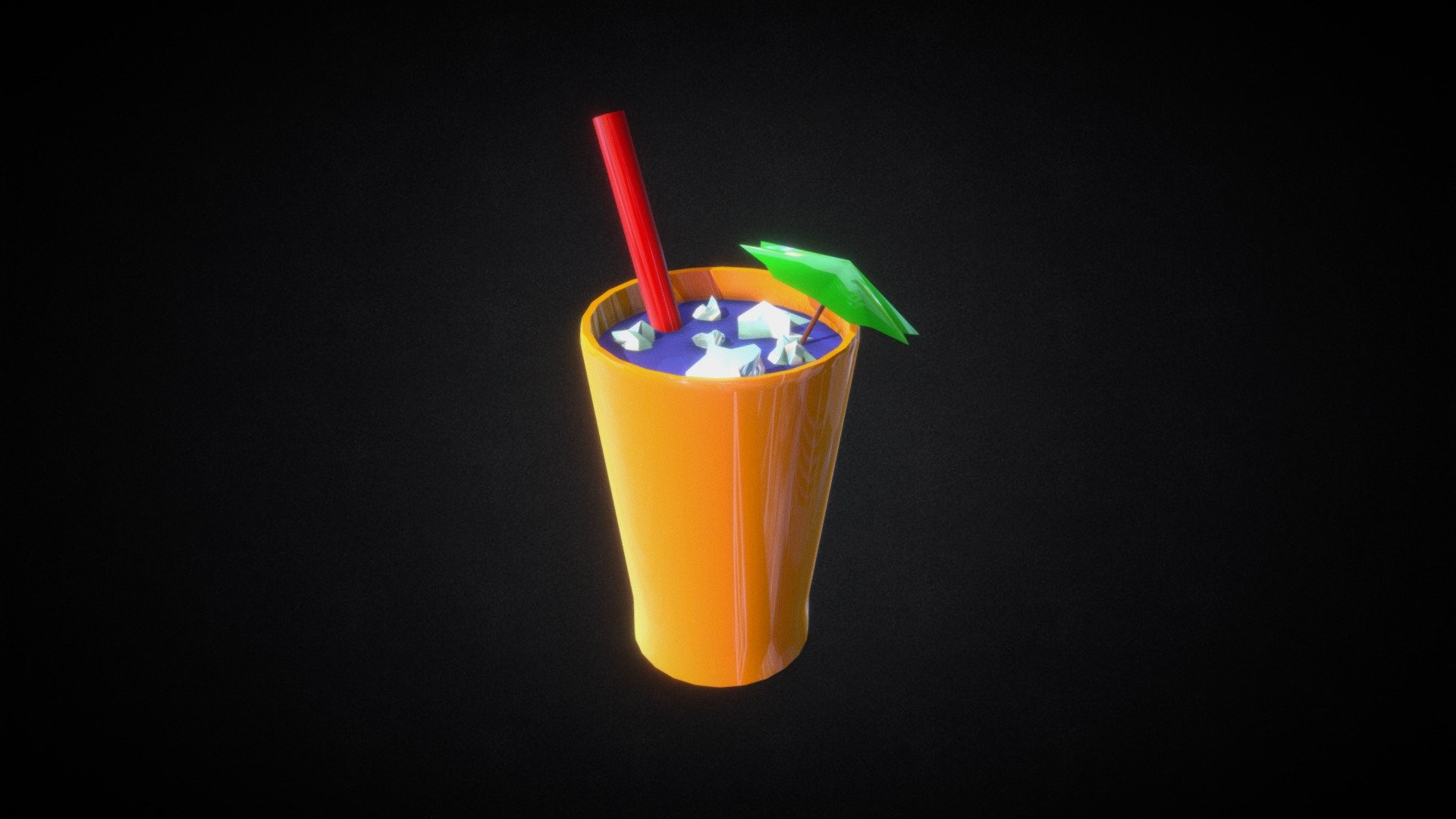 Coctail [LowPoly] - Download Free 3D model by Mareon (@mareoncz ...
