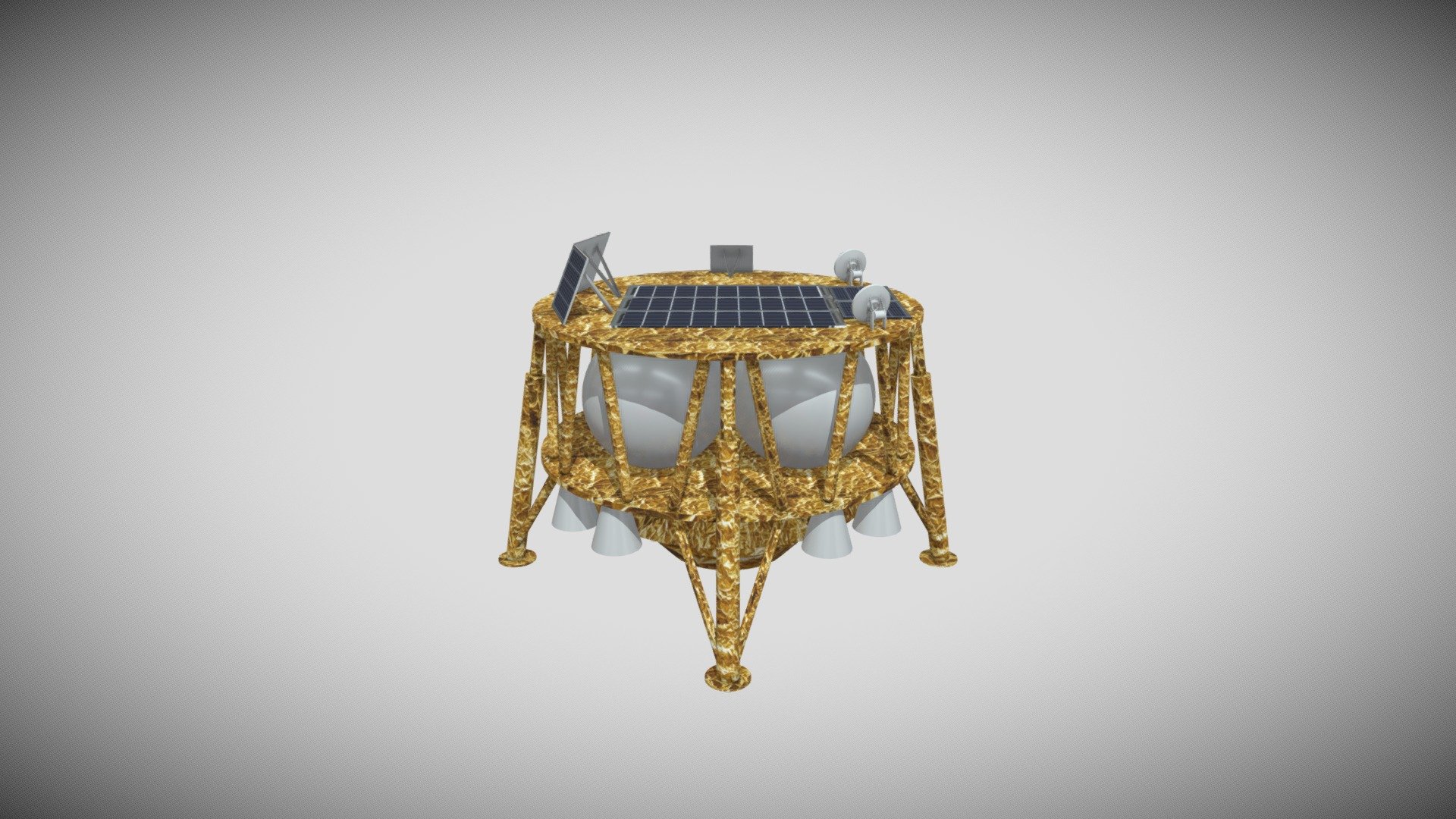 Beresheet - Download Free 3D model by shakedregev98 [dce87d0] - Sketchfab