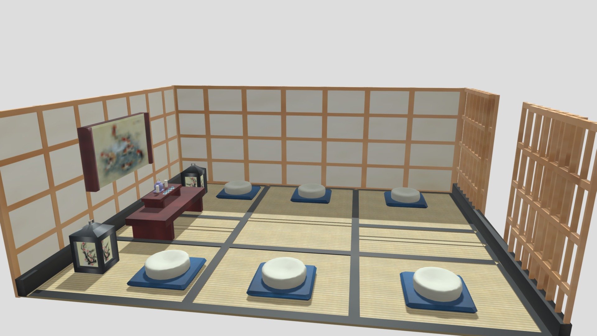 King-Brown_MeditationRoom - 3D model by LotusAnimus [dce8db6] - Sketchfab