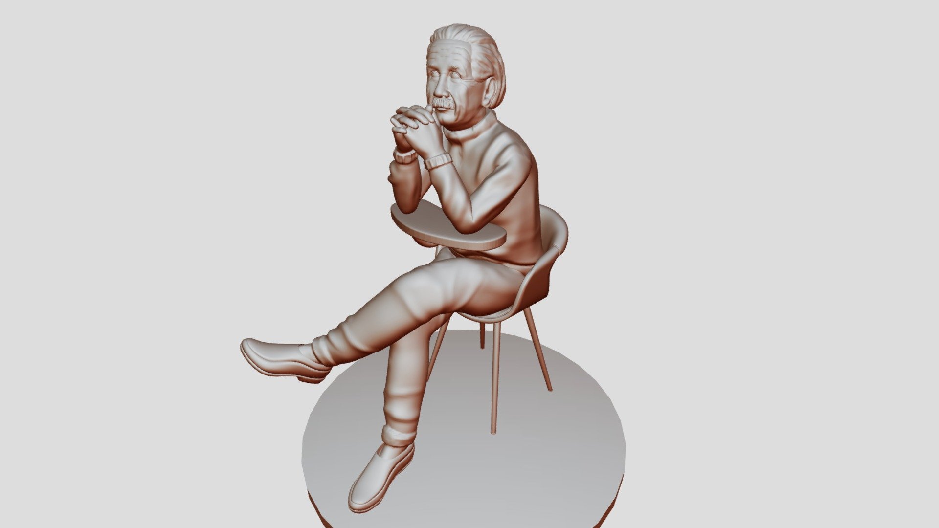 Albert Einstein - 3D model by CaoBacVn [dce9663] - Sketchfab