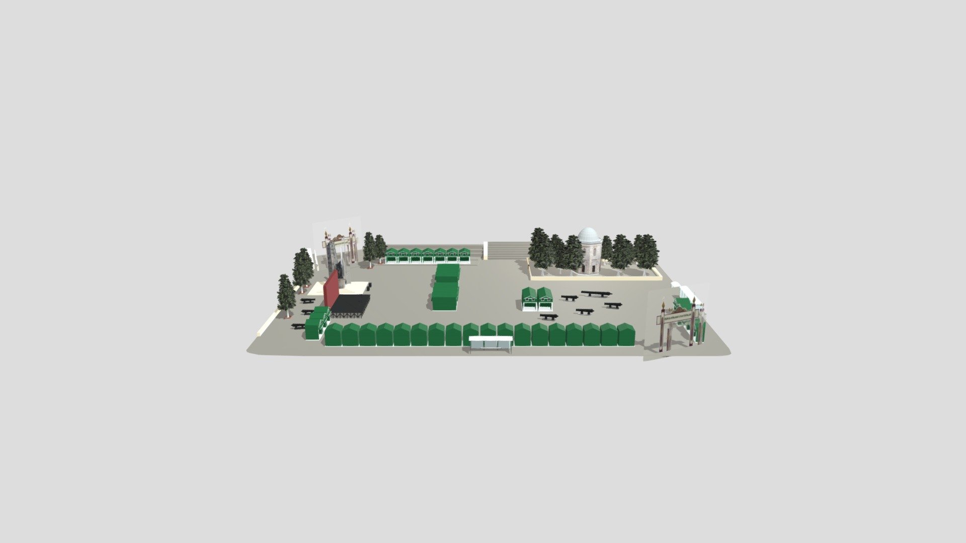 Besiktas Meydan2 - 3D model by busrayesil [dce9aa4] - Sketchfab
