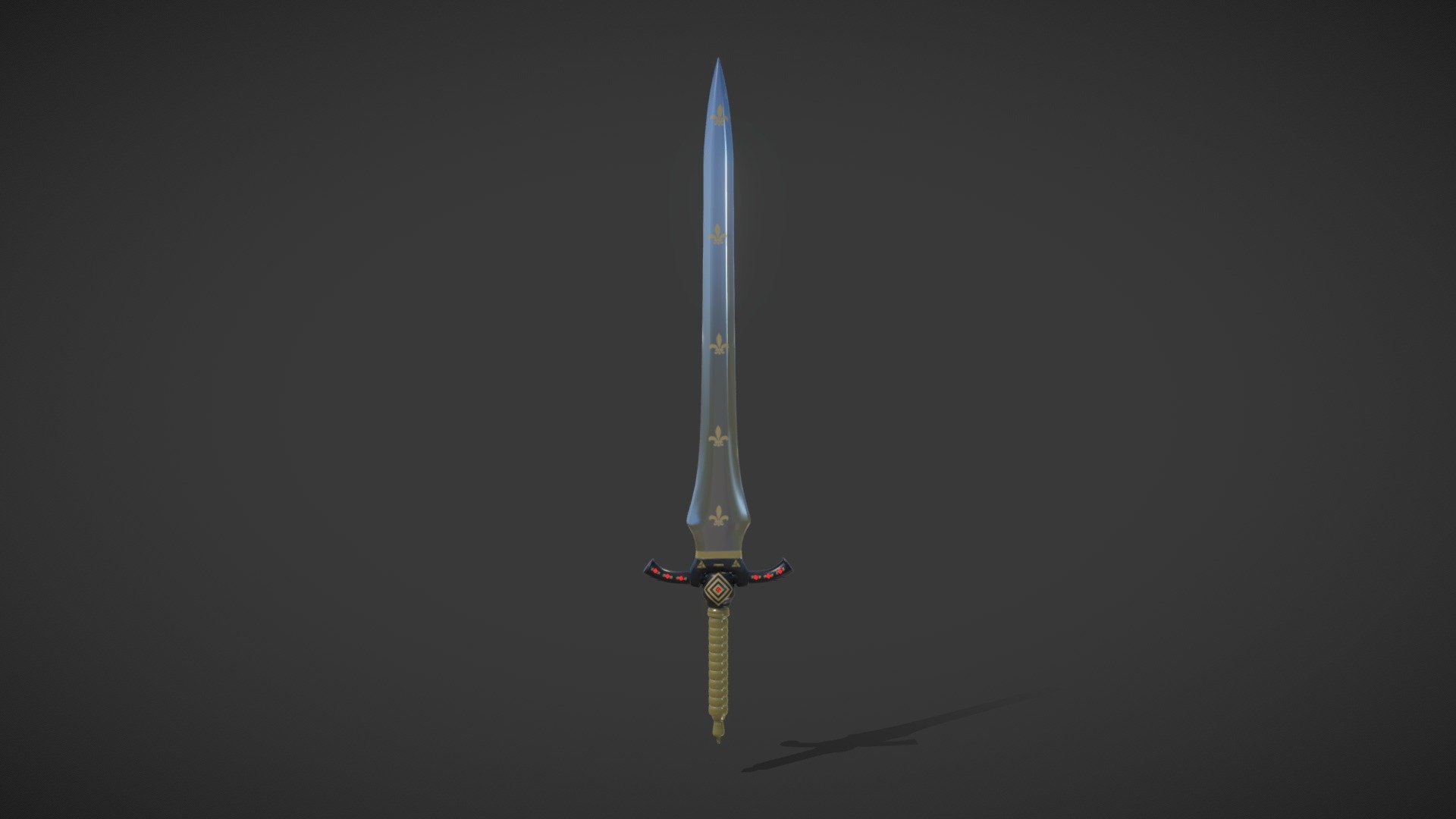 Dark Sword - 3D model by Yonixz [dceb2d0] - Sketchfab