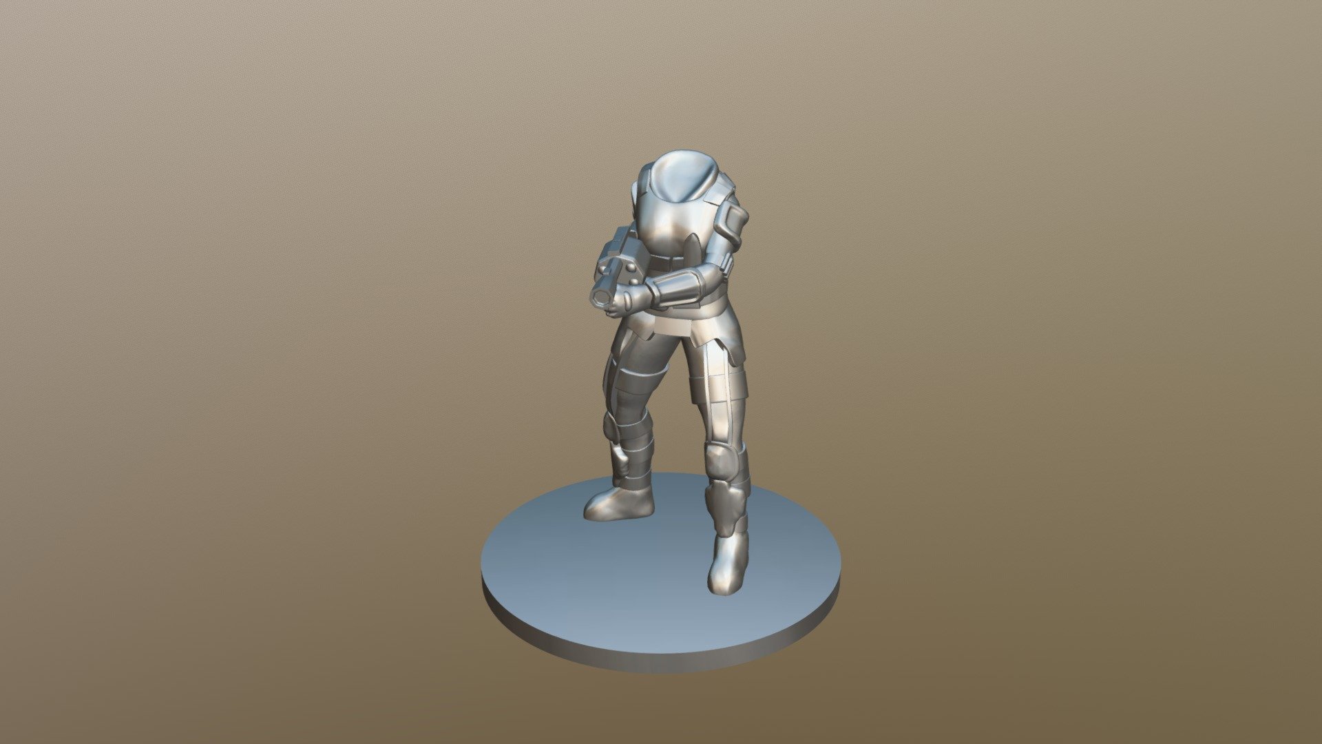 Model #3 Female sci-fi character - 3D model by Amin Adukov (@Aminchok ...