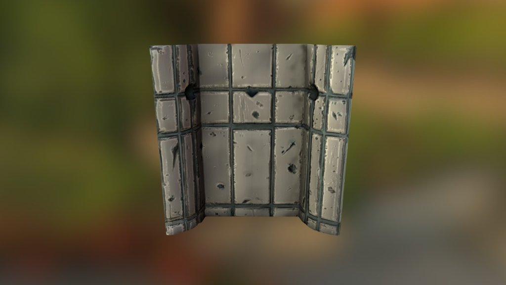 Destroyed Wall - 3D model by Felipe Marques (@FelipeMarques) [dced6f0 ...