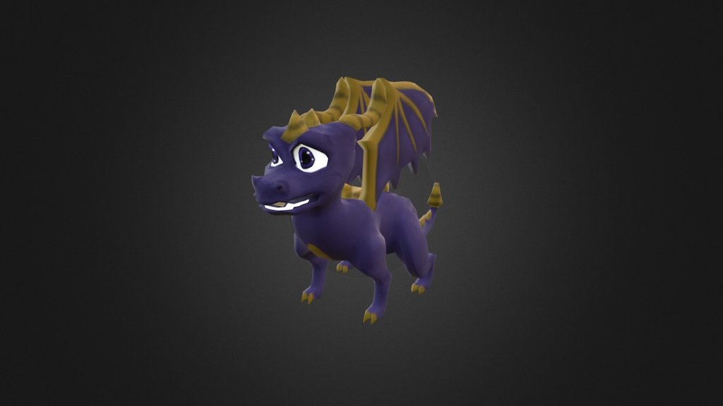 Spyro - 3D model by blackjellycat [dcedc8d] - Sketchfab