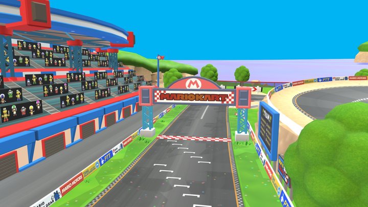 Mariokart 3D models - Sketchfab