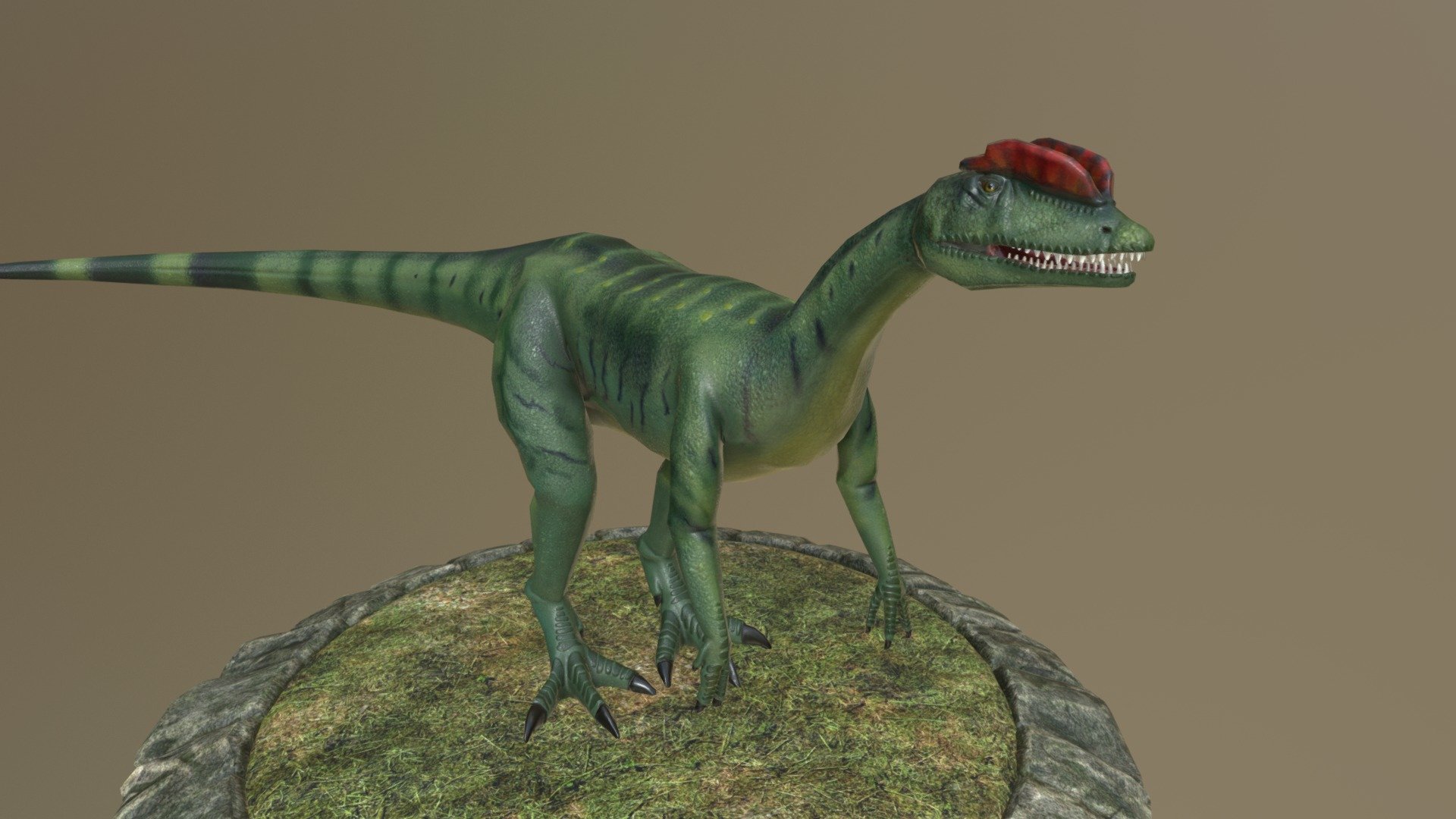 Dilophosaurus - 3D model by Yode (@yodegroup) [dcef279] - Sketchfab