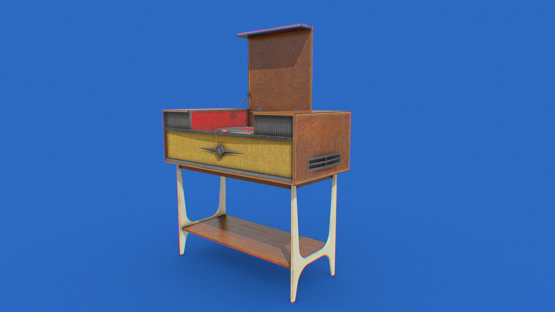 50s Record Player Cabinet - Download Free 3D model by IvanRandall ...