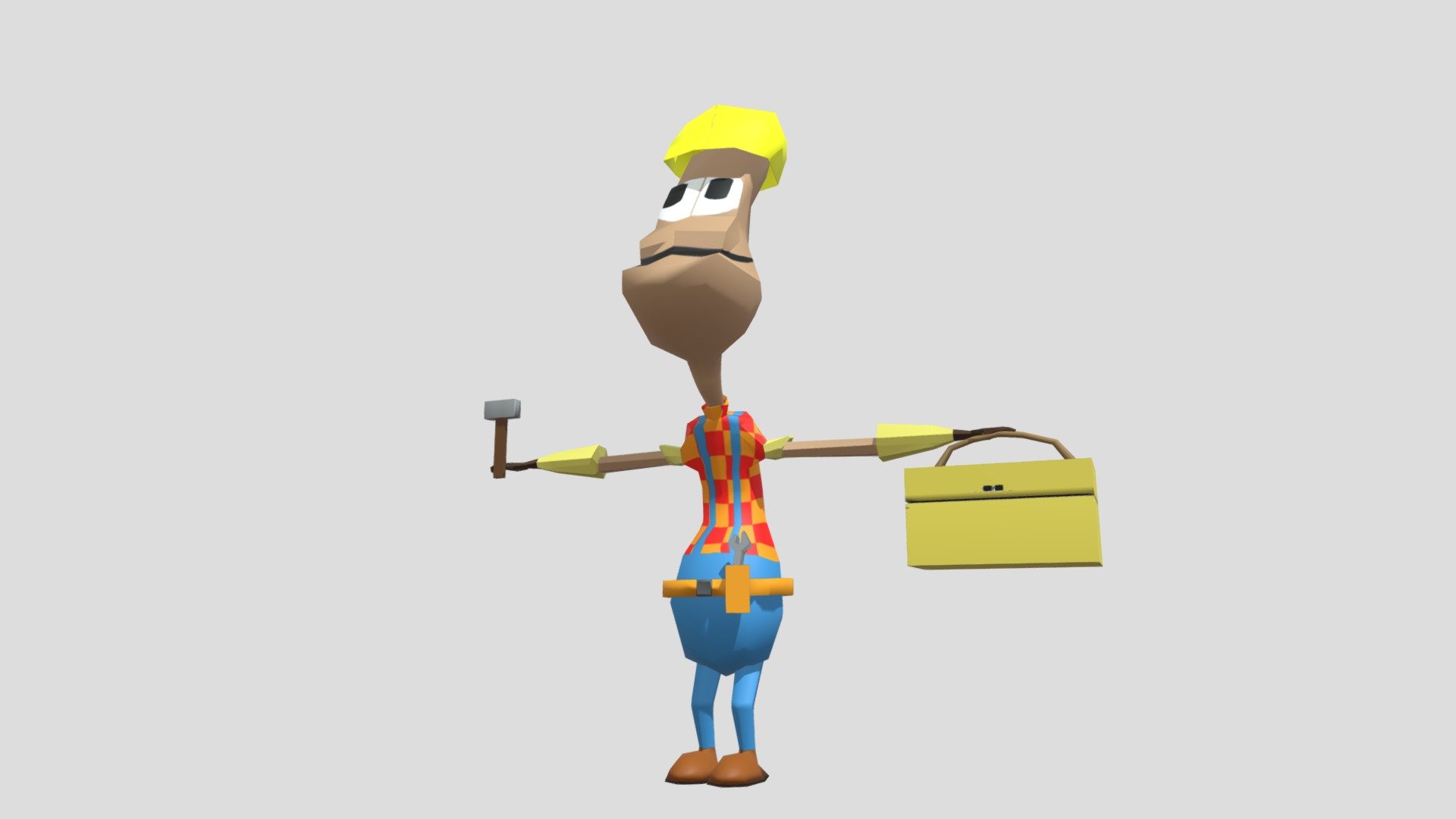Alien (Bob The Builder Ver) - 3D model by YongZheng [dcf0034] - Sketchfab