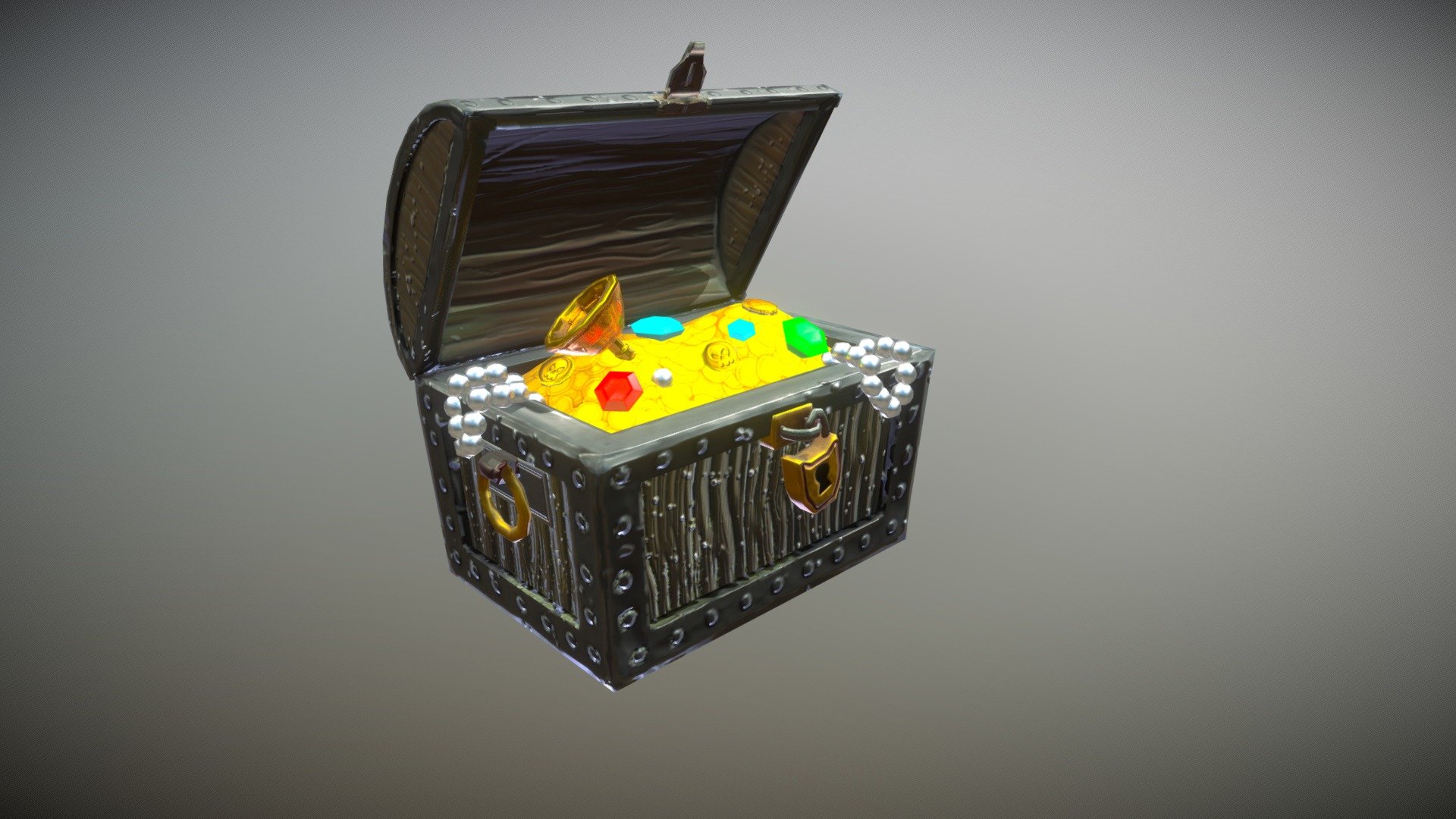 Underwater Treasure Chest - 3D model by Nicholas DaRocha ...