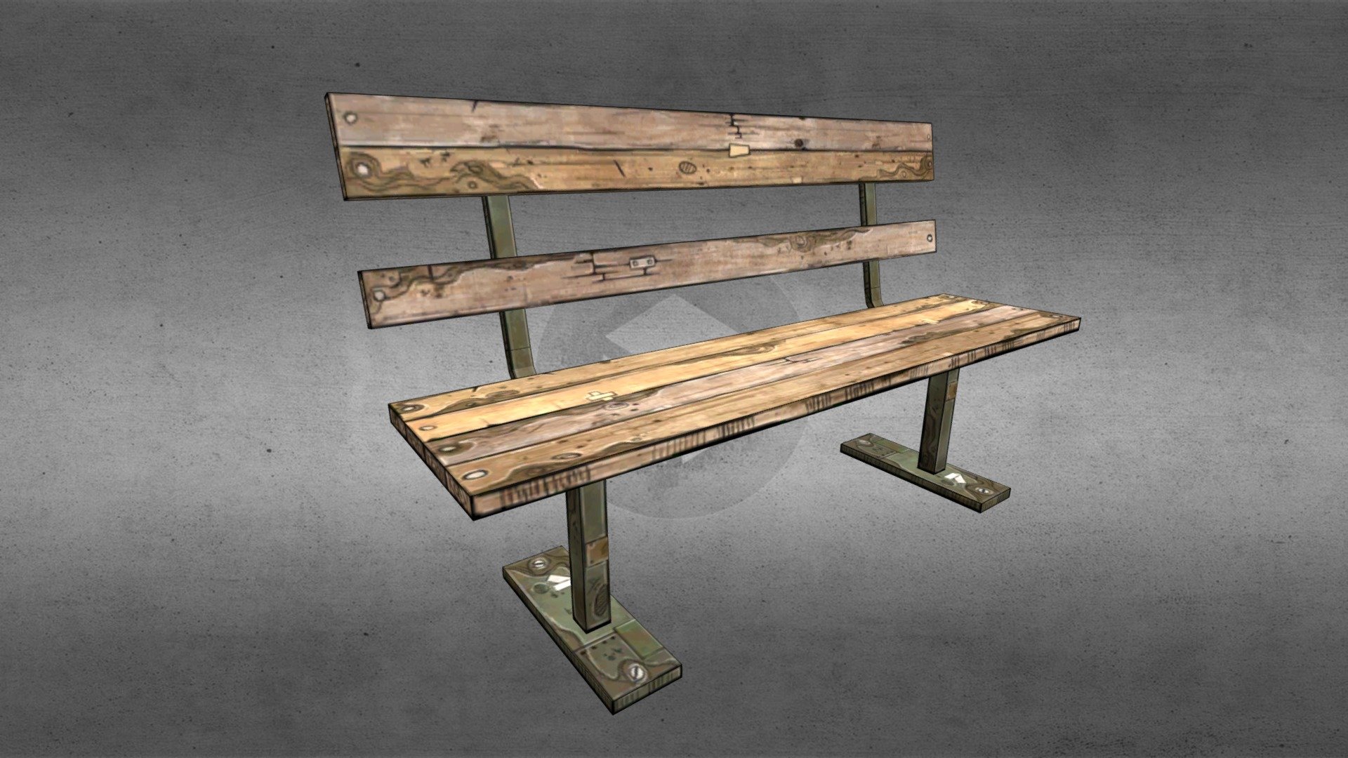 BORDERLANDS 2_Bench - 3D model by Grid (@mohsen) [dcf2bf0] - Sketchfab