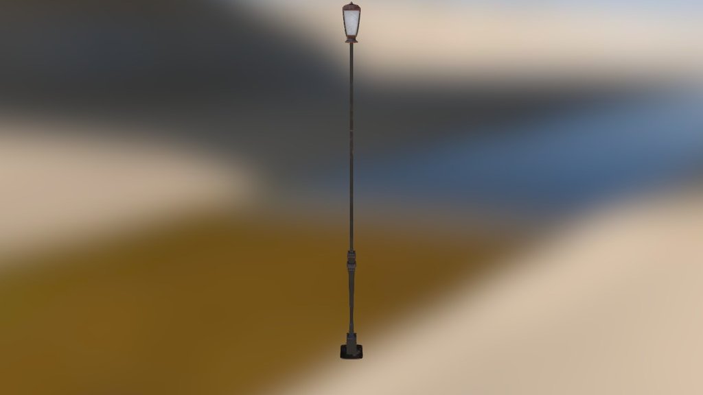 Lamp Pole 2 - 3D model by Low Poly Land (@ismaben1993) [dcf3f3b ...