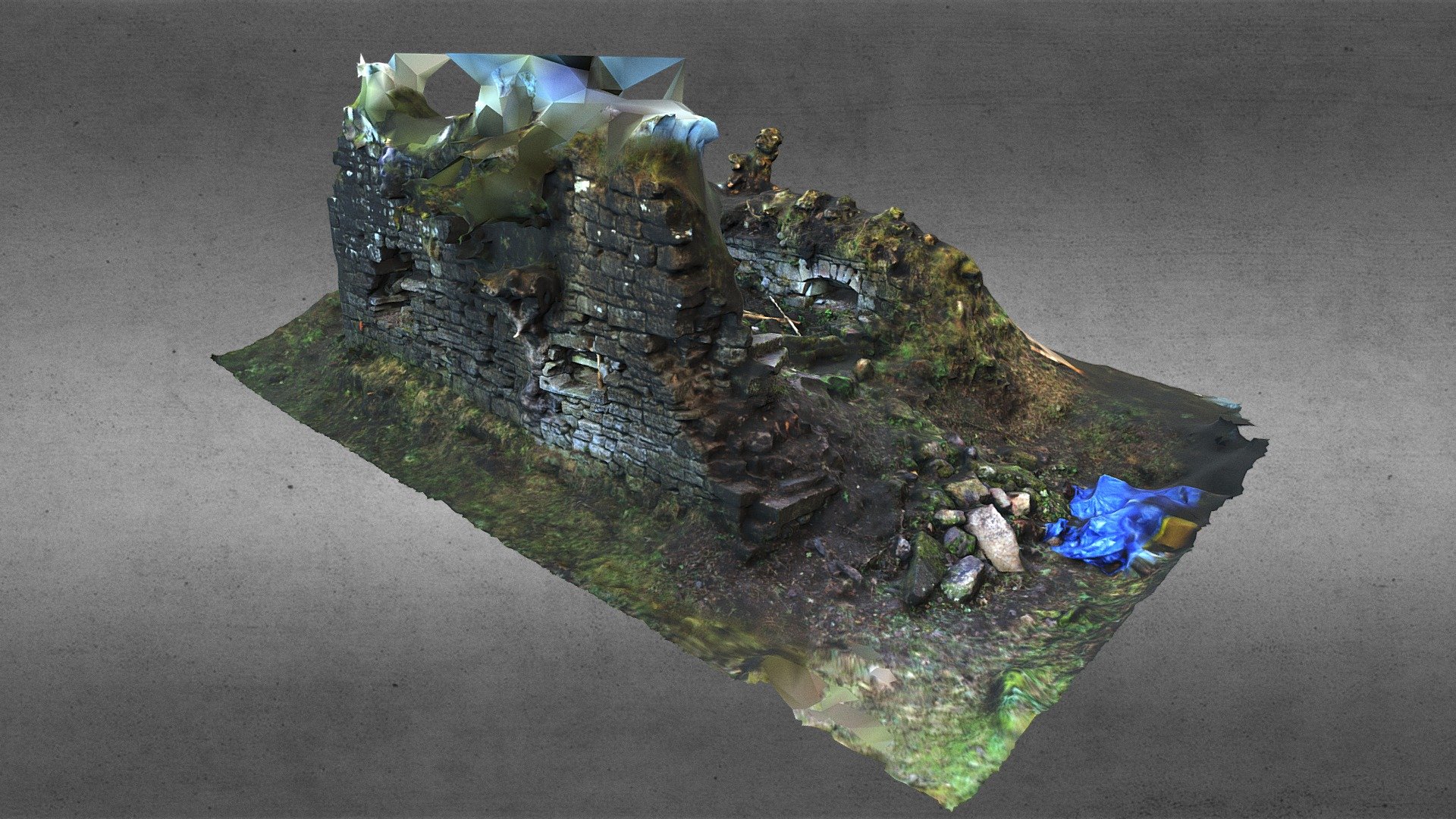 Peel Tower - Pre-consolidation - 3D model by Rathmell Archaeology ...