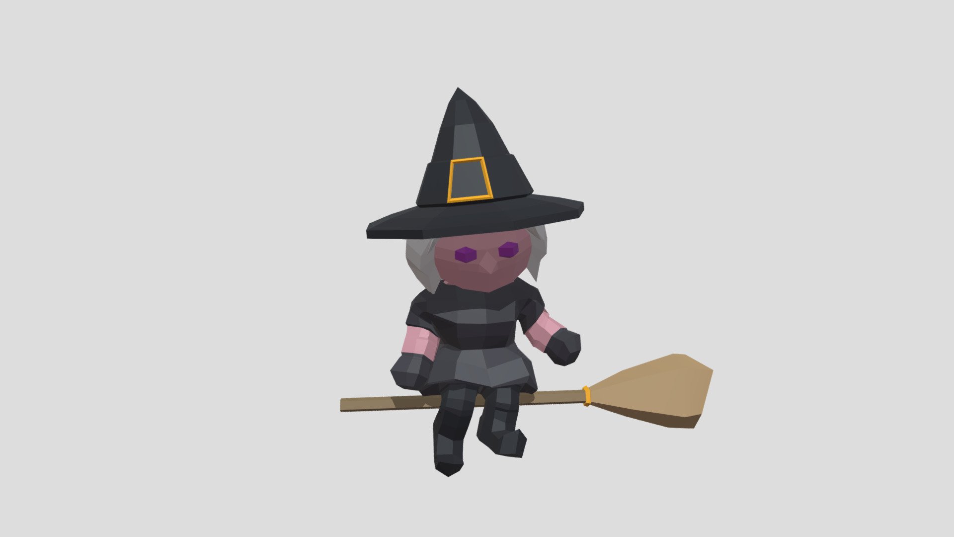 Witch - 3D model by sborisovaite [dcf476f] - Sketchfab
