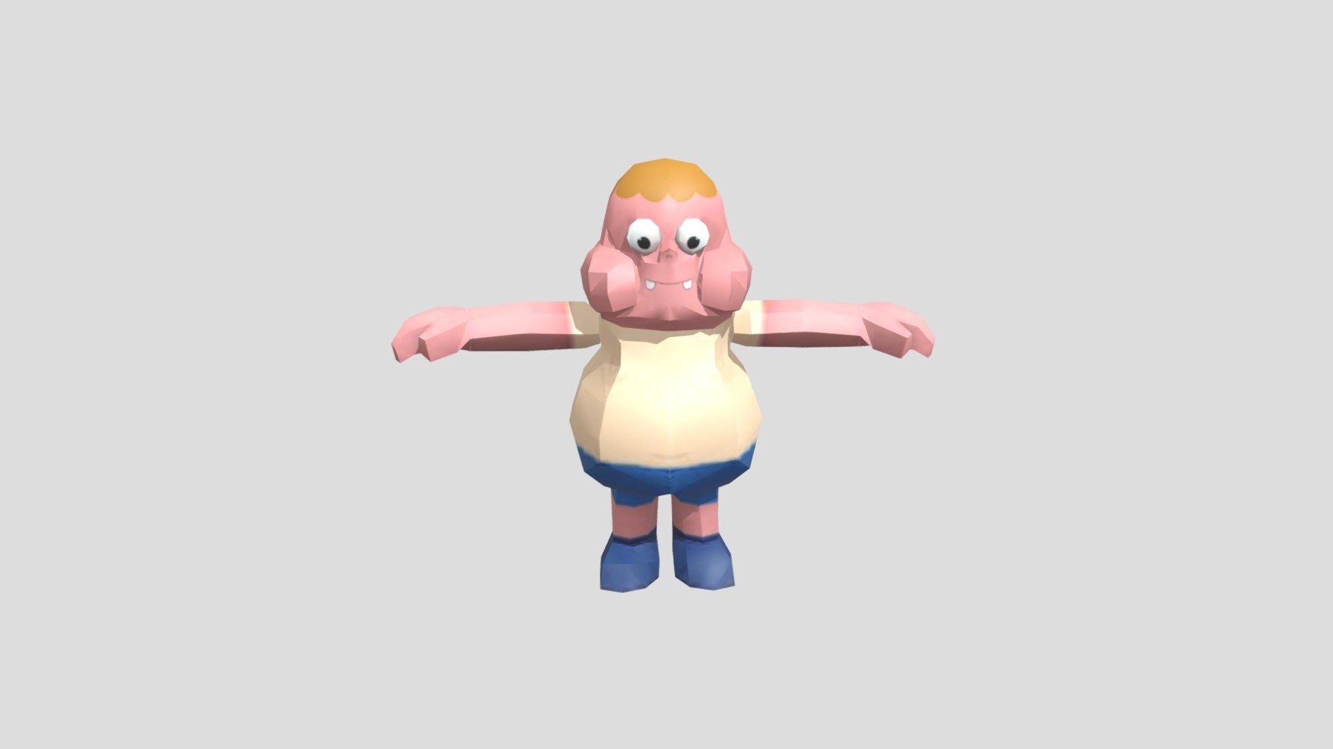 Clarence no shirt - Download Free 3D model by Jamessmartguy ...