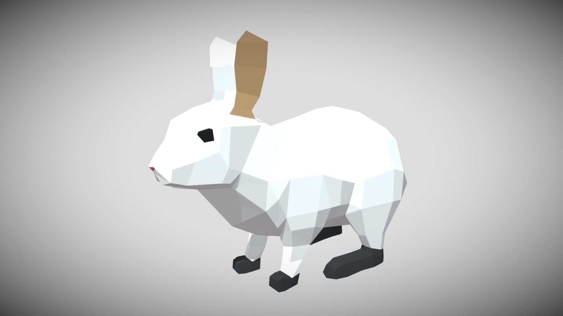 Low-poly animated rabbit - Download Free 3D model by Pneshik [dcf4d25 ...