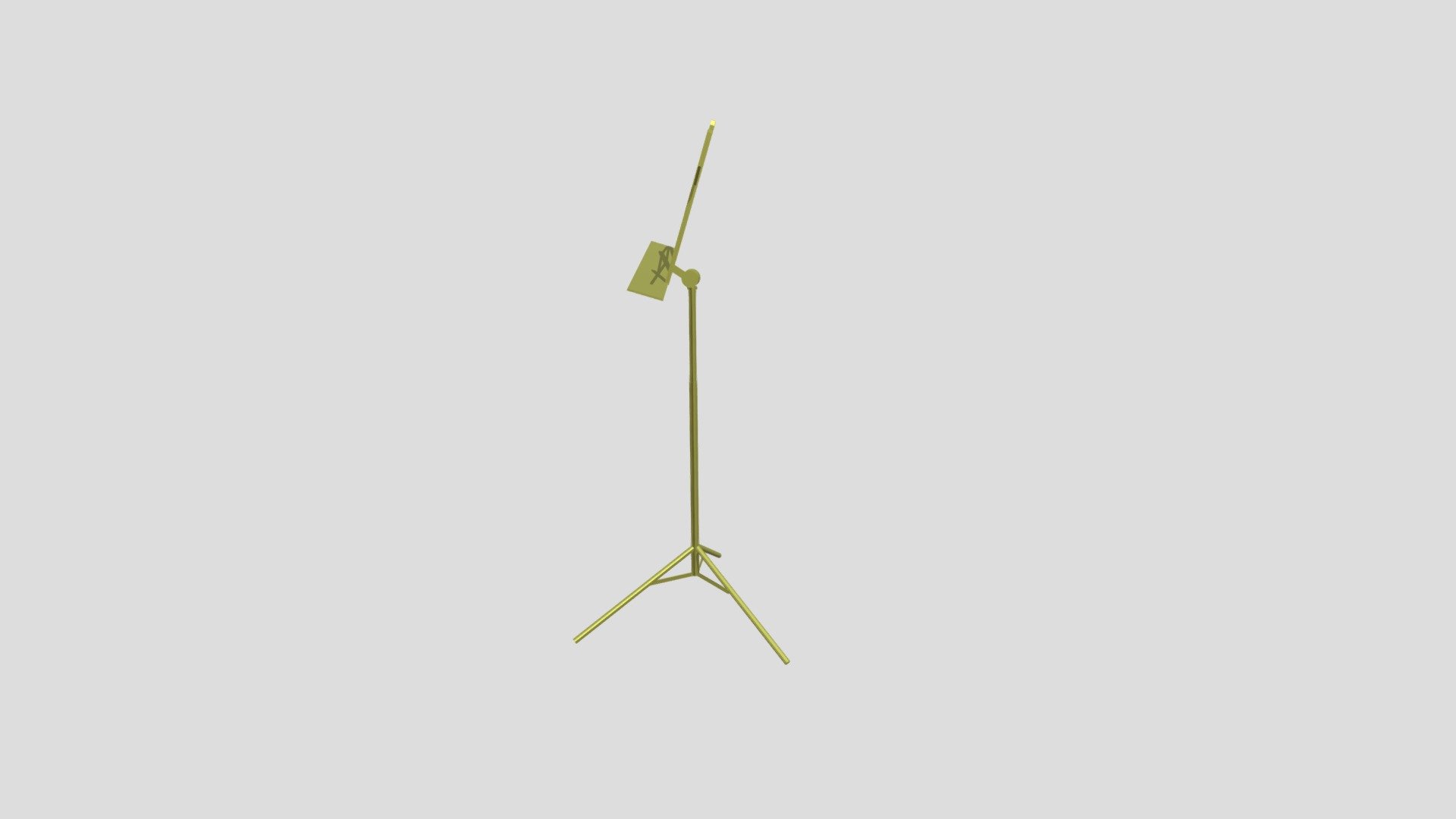 Music Stand Yellow - Download Free 3D model by krio302 [dcf4e19 ...
