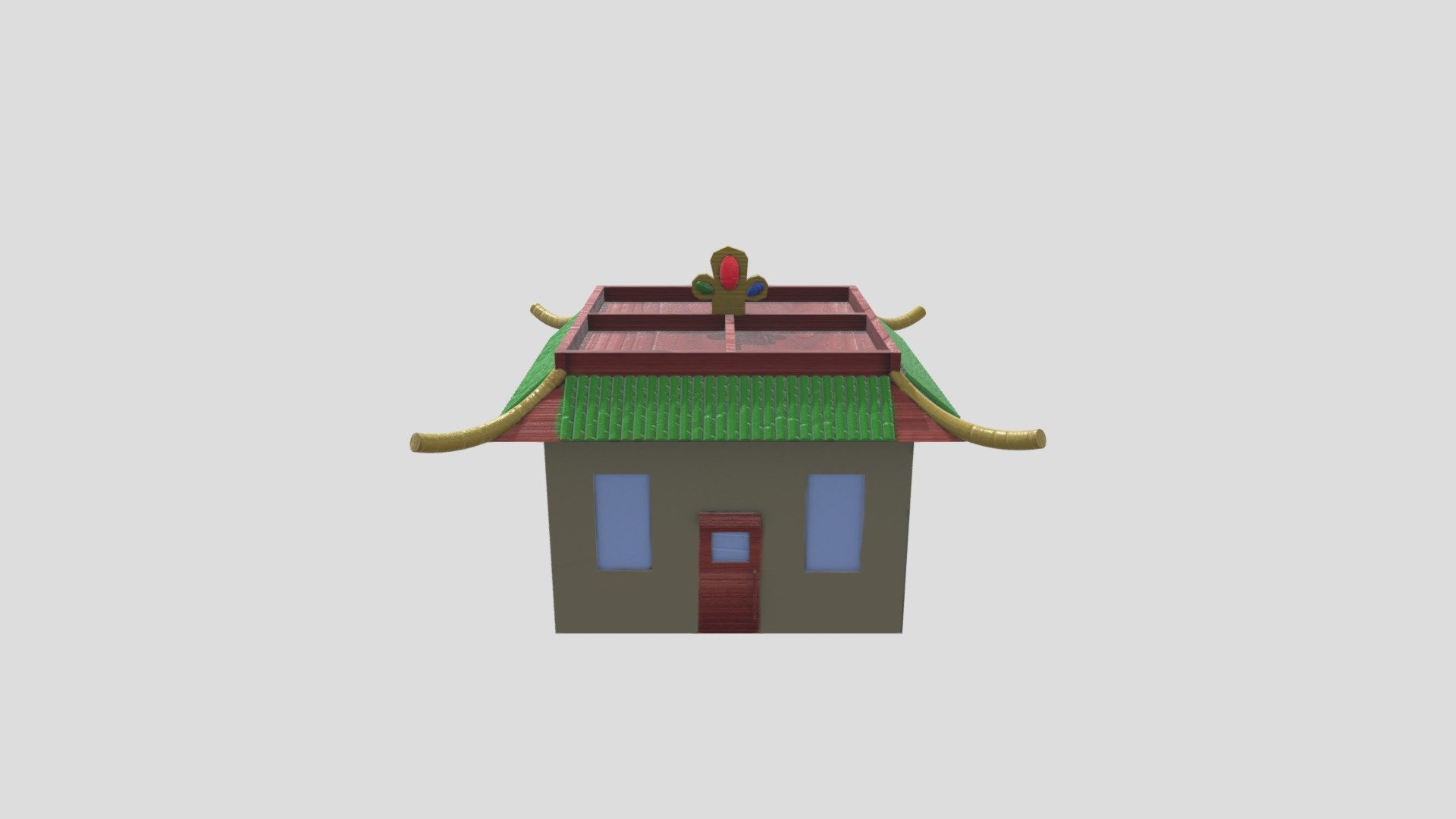 Finished Chinese Shop - 3D model by Nathan_Andrew [dcf6c02] - Sketchfab