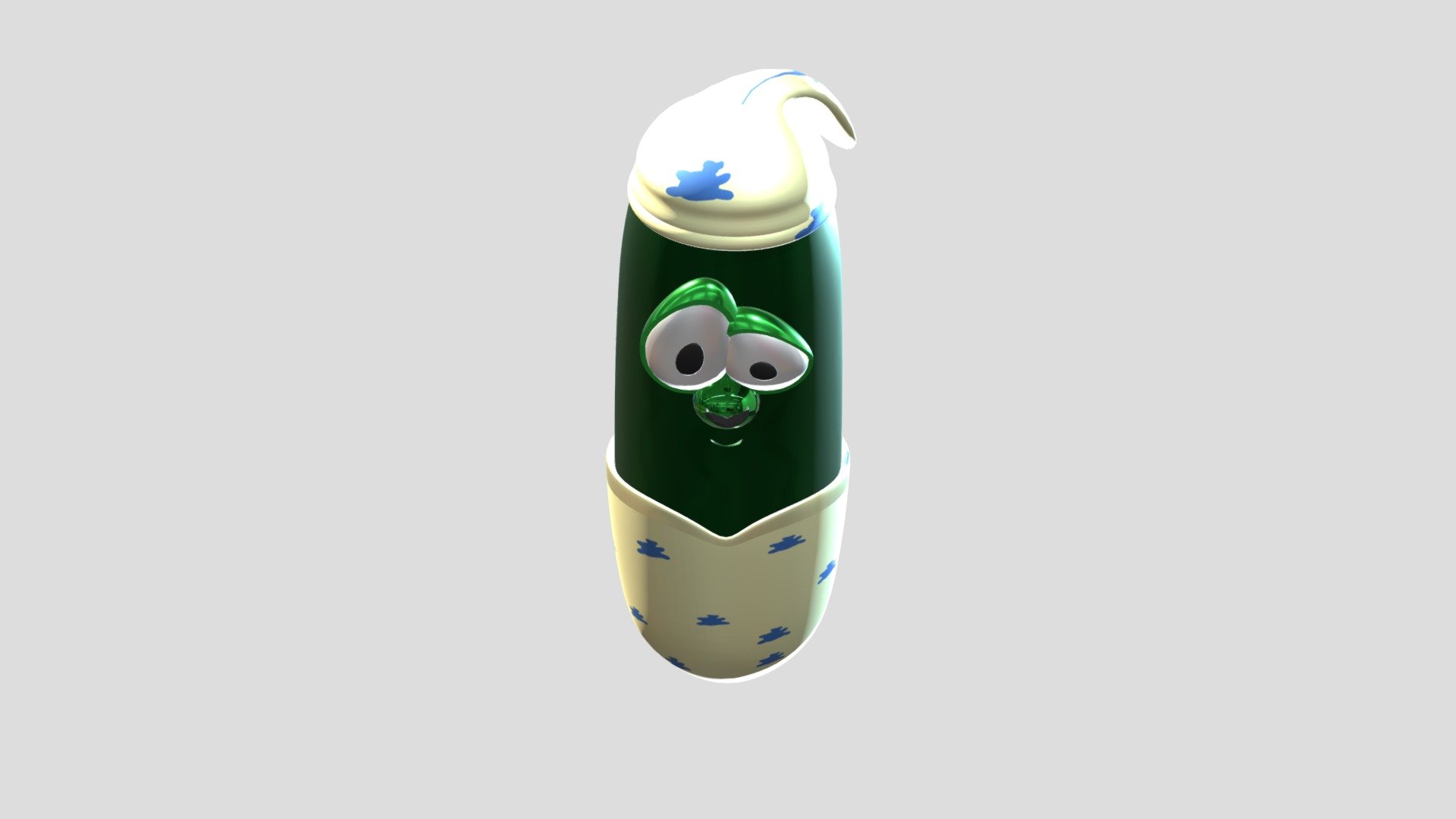 Larry The Cucumber With Pajamas1 - Download Free 3D model by MARKJ1704 ...