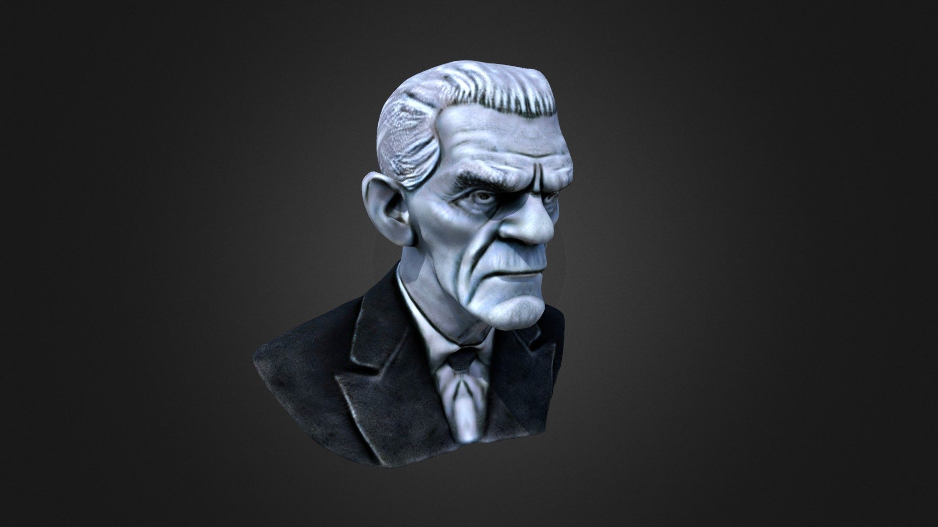 Boris Karloff bust - Download Free 3D model by vicente betoret ferrero ...