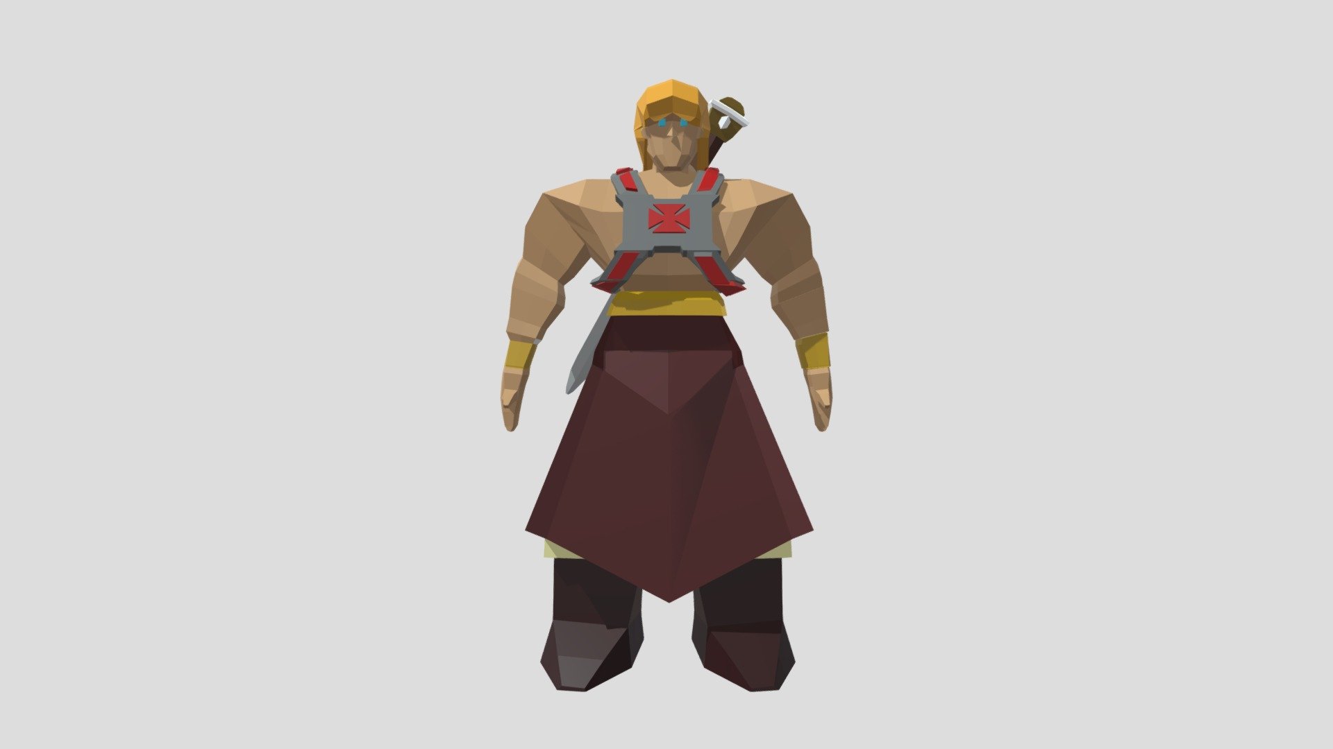 Low- Poly-Stylized-He- Man - Download Free 3D model by JoscoDoste ...