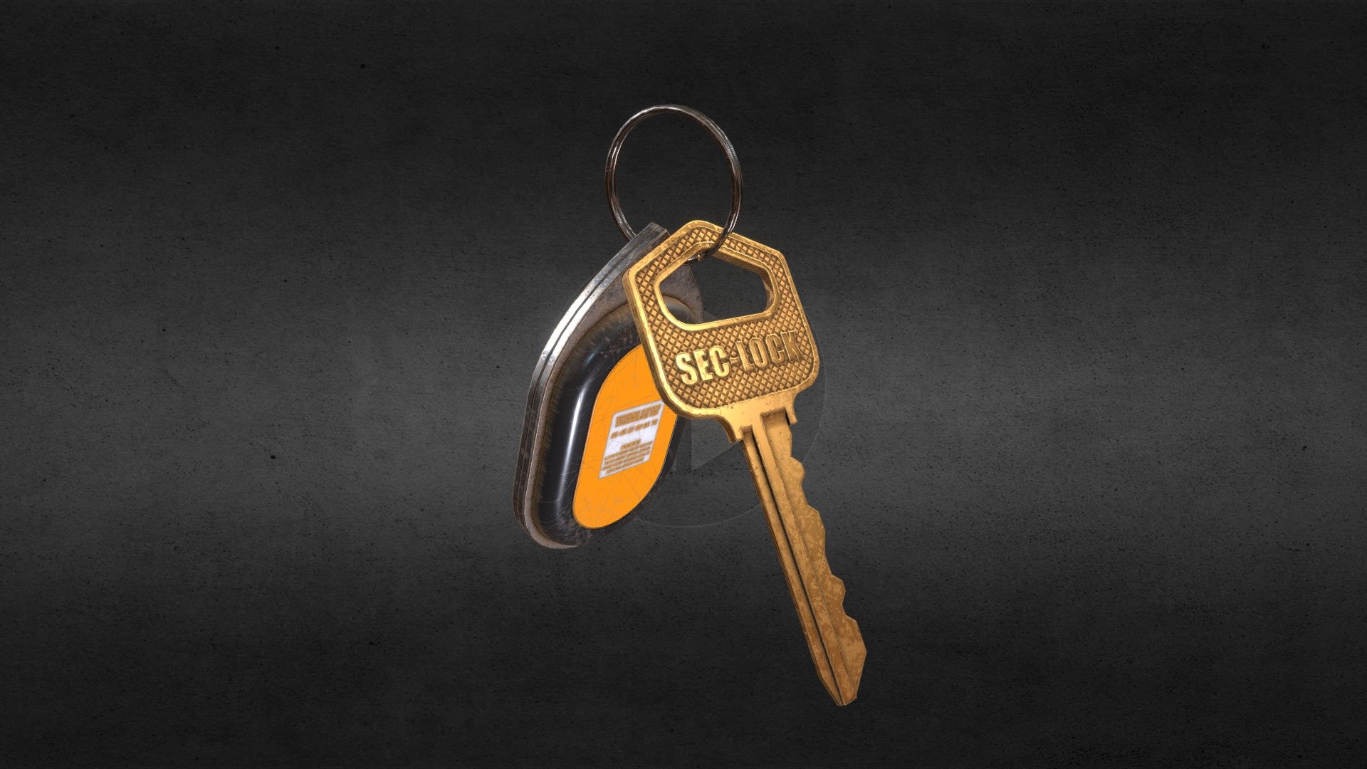Key & FOB - Download Free 3D model by tonken [dcf9619] - Sketchfab