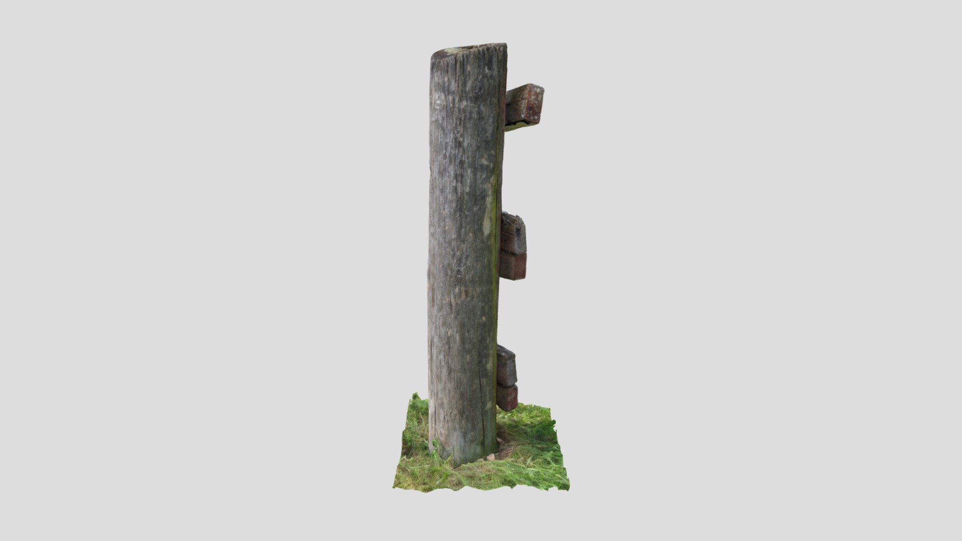 Rotting wooden post - Download Free 3D model by Mansku [dcfa342 ...