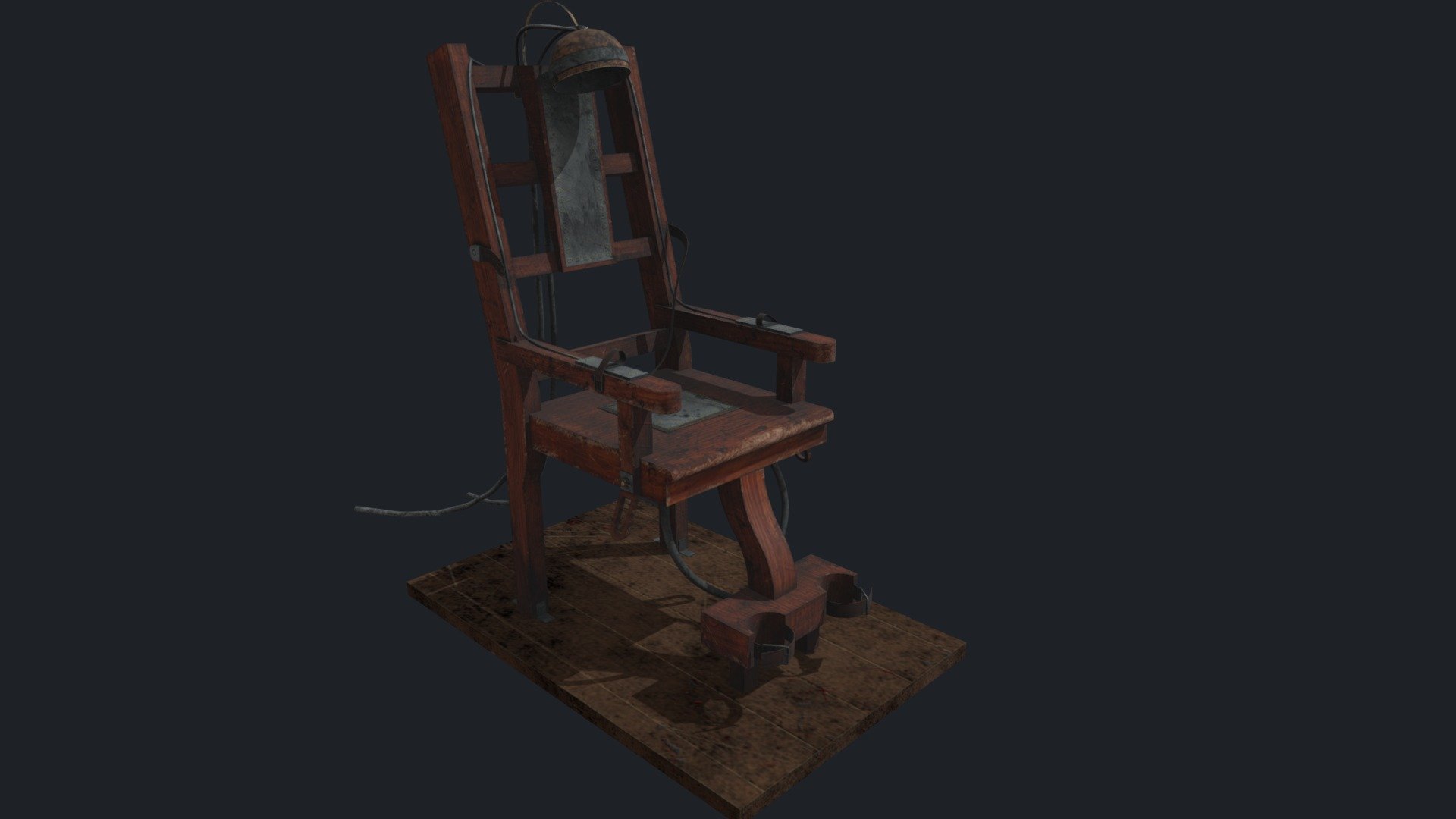 Electricchair 1 - 3D model by sharetextures [dcfb082] - Sketchfab