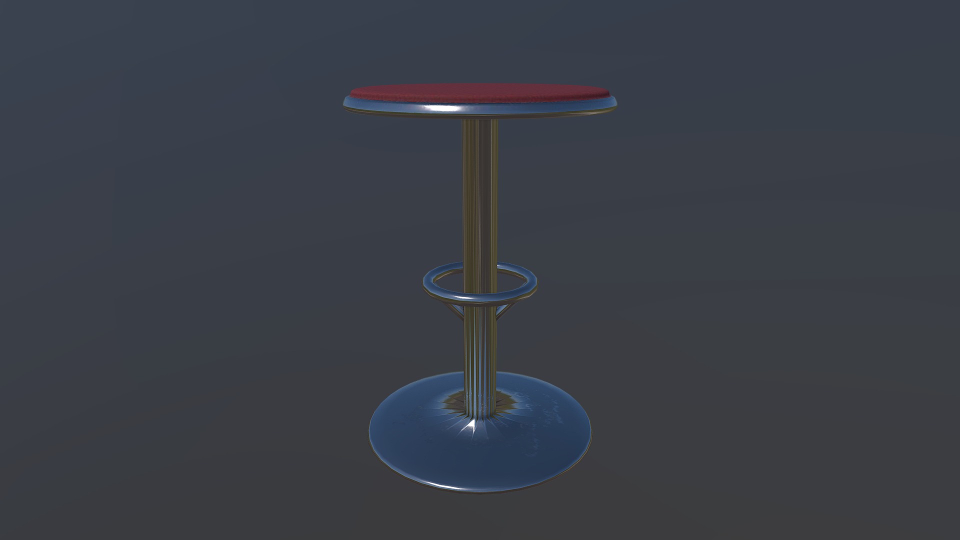 Diner Stool - 3D model by srigby [dcfbb9b] - Sketchfab
