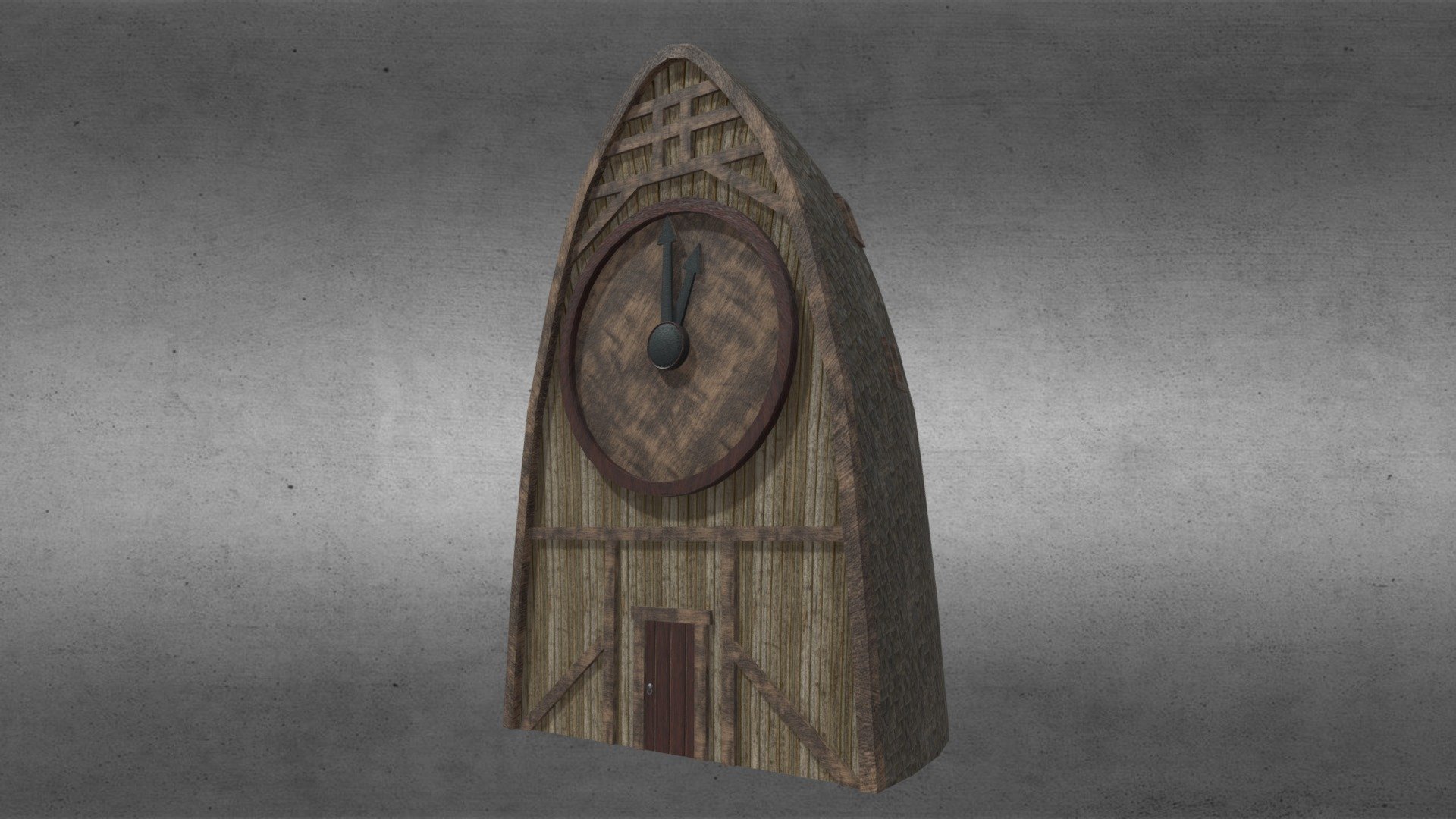Medieval Wood Clock - Download Free 3D model by LucasPresoto [dcfbc52 ...