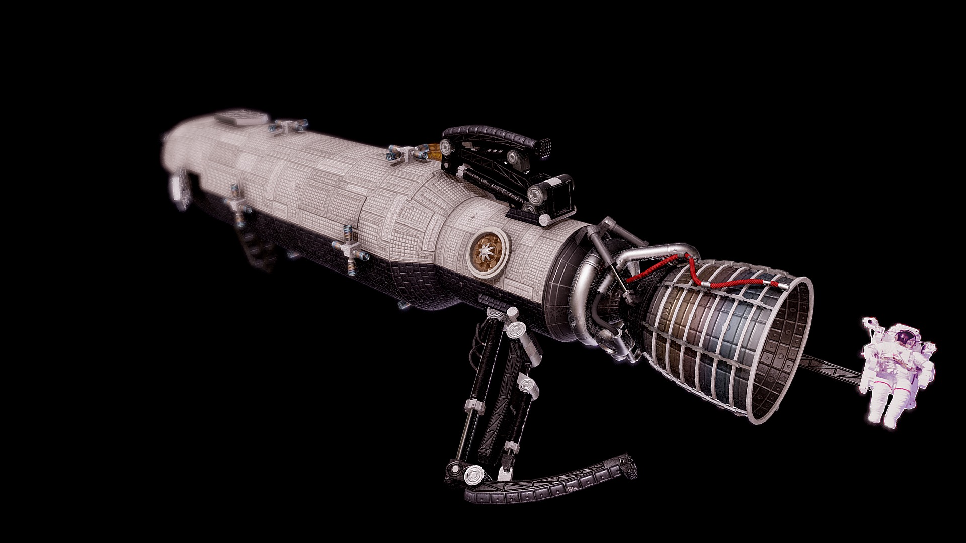 Near future small spacecraft - 3D model by Pedro B. Goulart (@Pebegou ...