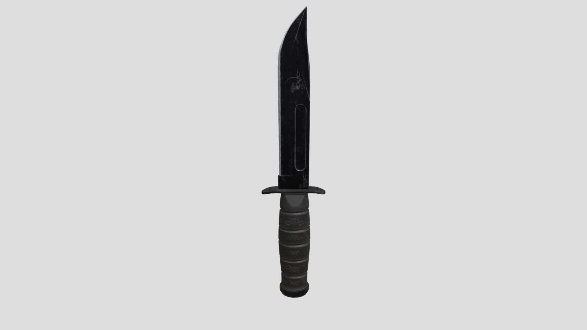combat knife - 3D model by Hosny_Khaled [dcfcd36] - Sketchfab