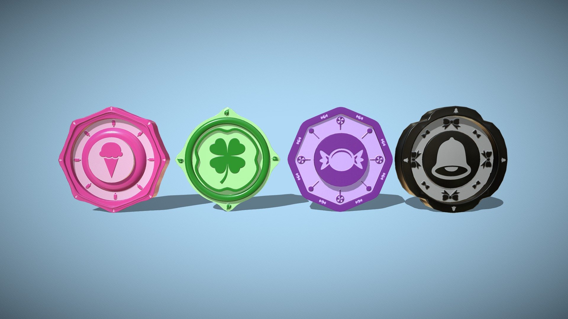 Cartoon Coins Pack05 - Buy Royalty Free 3D model by WhiteTigerArt ...