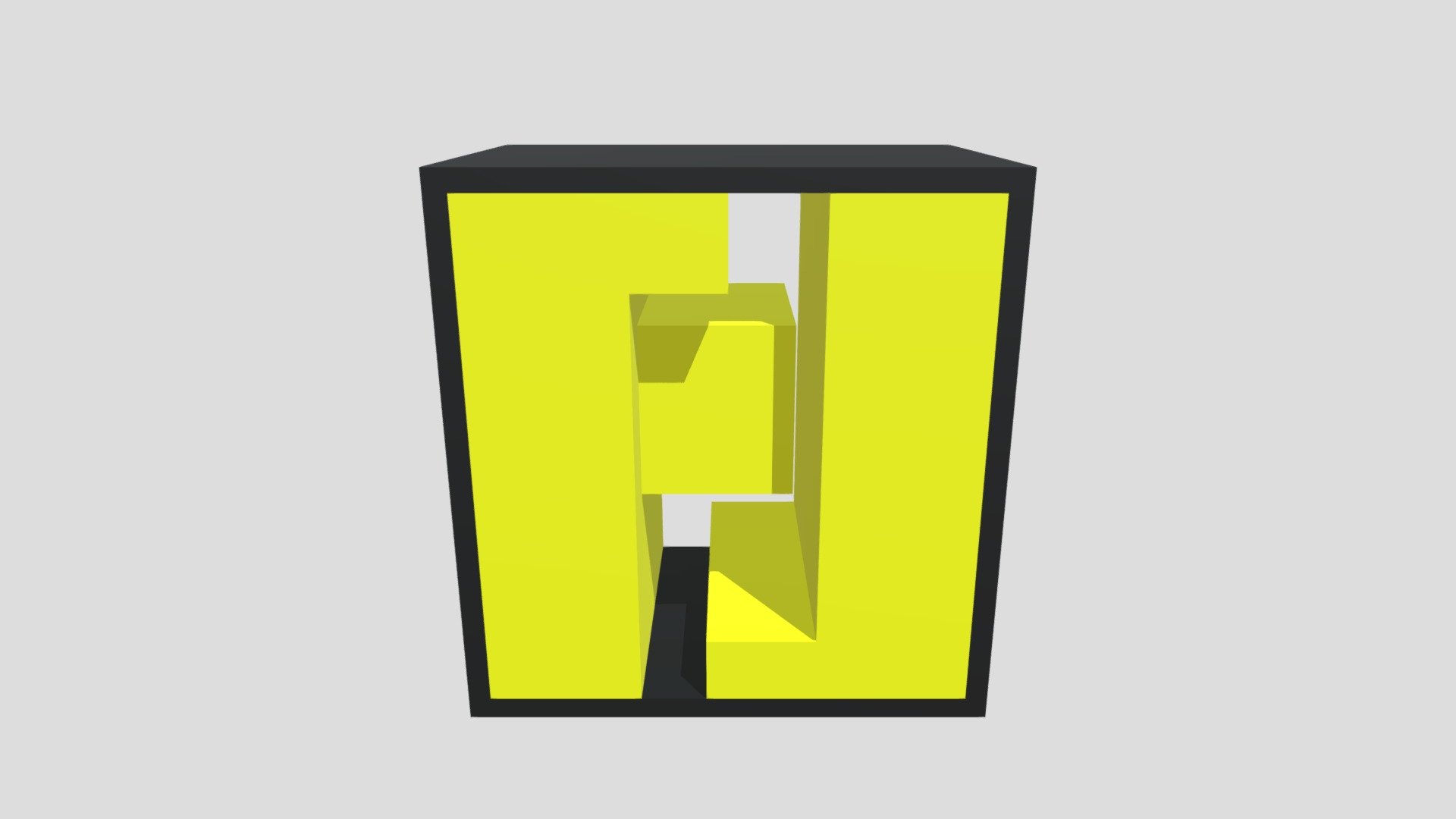 Geometry Dash Cube Download Free 3d Model By Georgetory Dcfe687 Sketchfab 