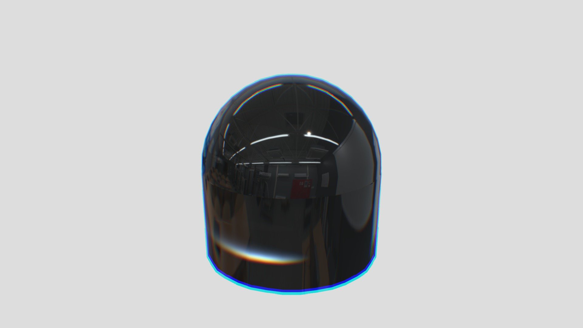chrome dome hallway heh - Download Free 3D model by molls (@hypergoth ...