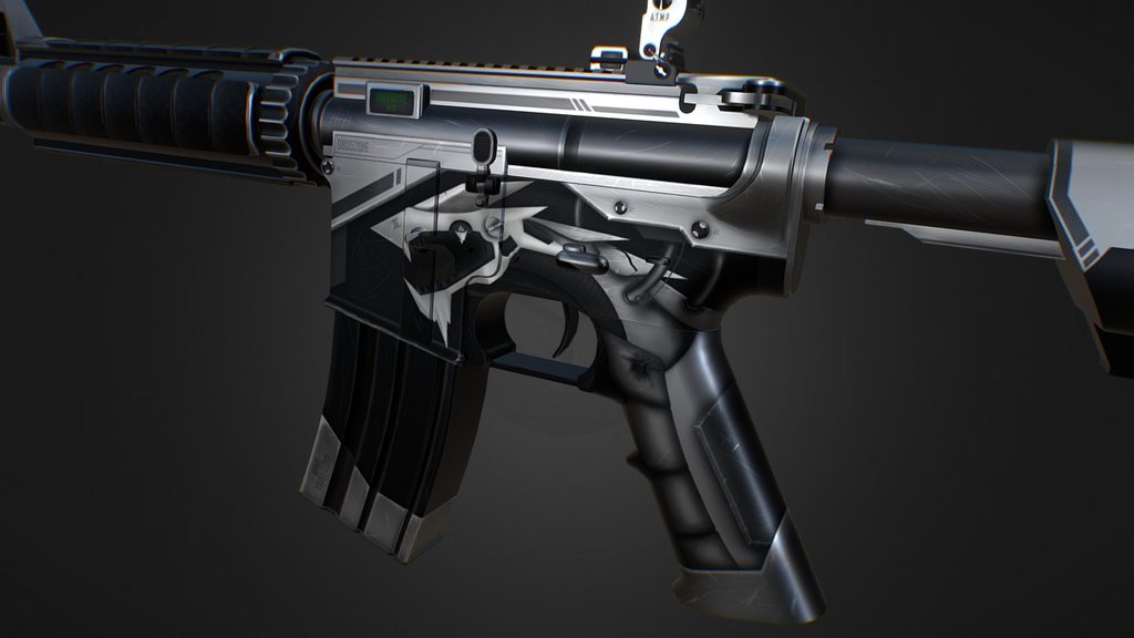 M4A4 | OVERDRIVE - 3D model by KΛNTUZΛ (@bymerpro) [dcffe63] - Sketchfab