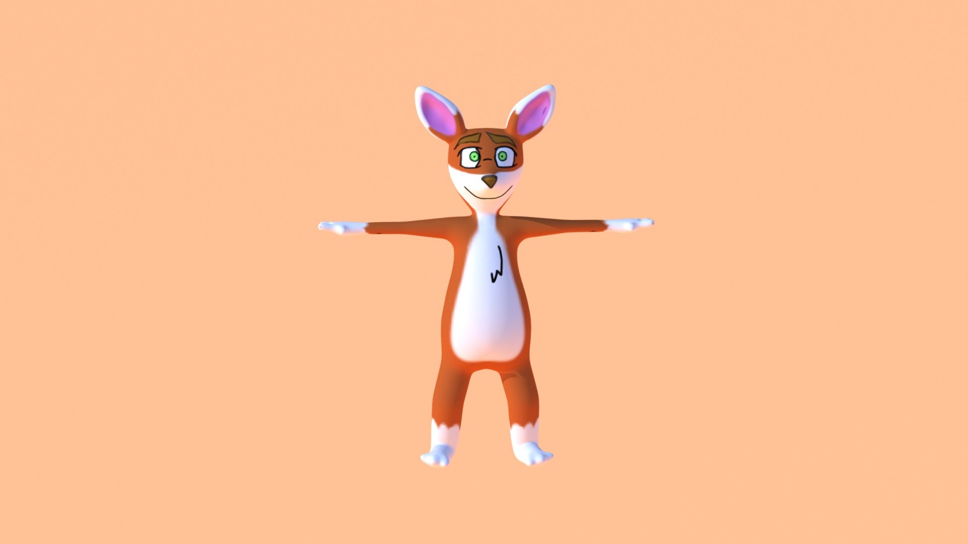 Crust, the fox. - 3D model by lizyc41 [dd01641] - Sketchfab