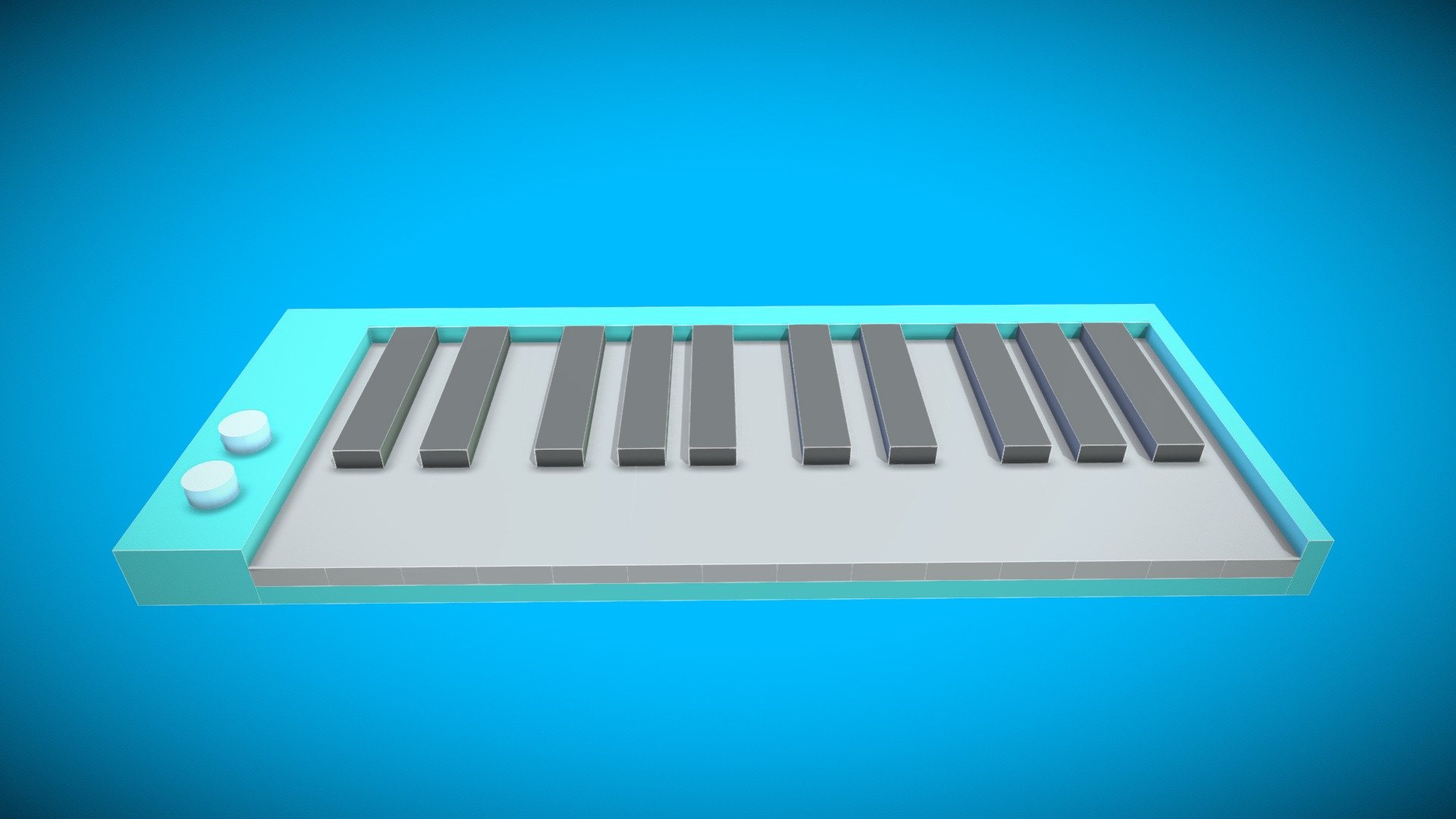 Super Low Poly Midi Keyboard - Download Free 3D model by Designed By ...