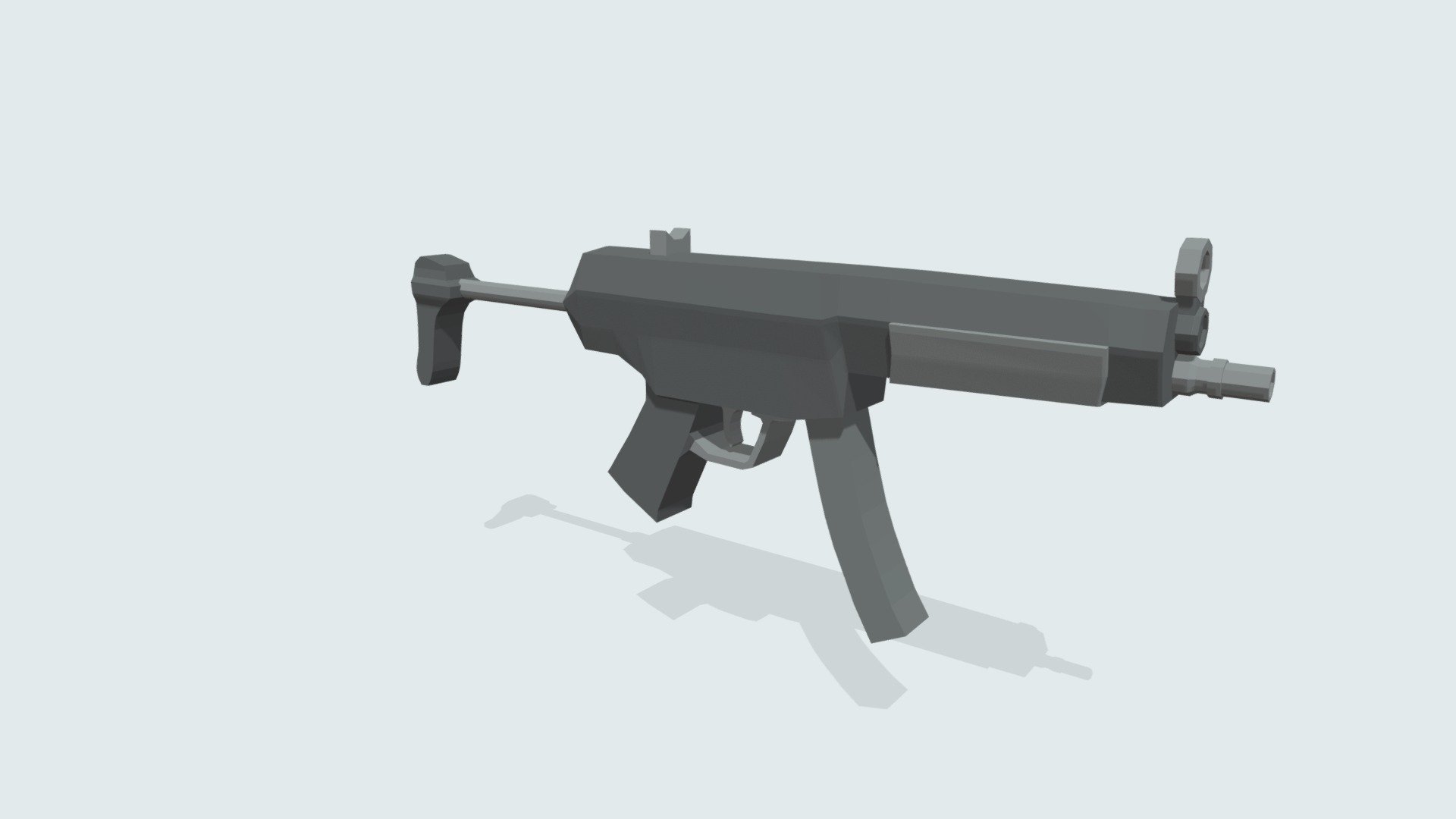 mp5 (3D LowPoly) - 3D model by ilmiPS (@yazidilmi343) [dd04f09] - Sketchfab