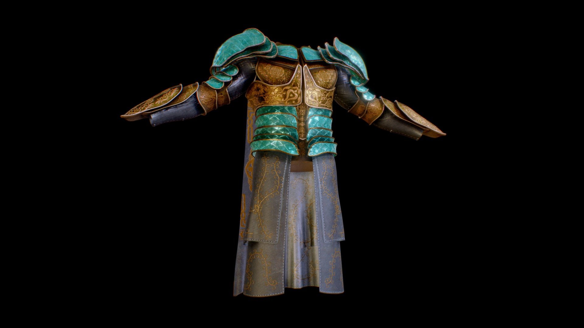 Free - Male Armour - 3 - Game Ready - Download Free 3D model by Kaan ...