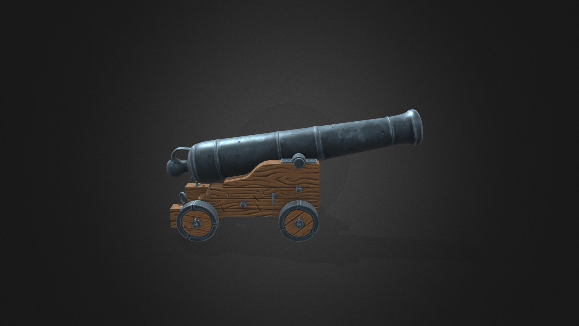 Hand Painted Cannon - 3D model by sharondimas [dd06d54] - Sketchfab